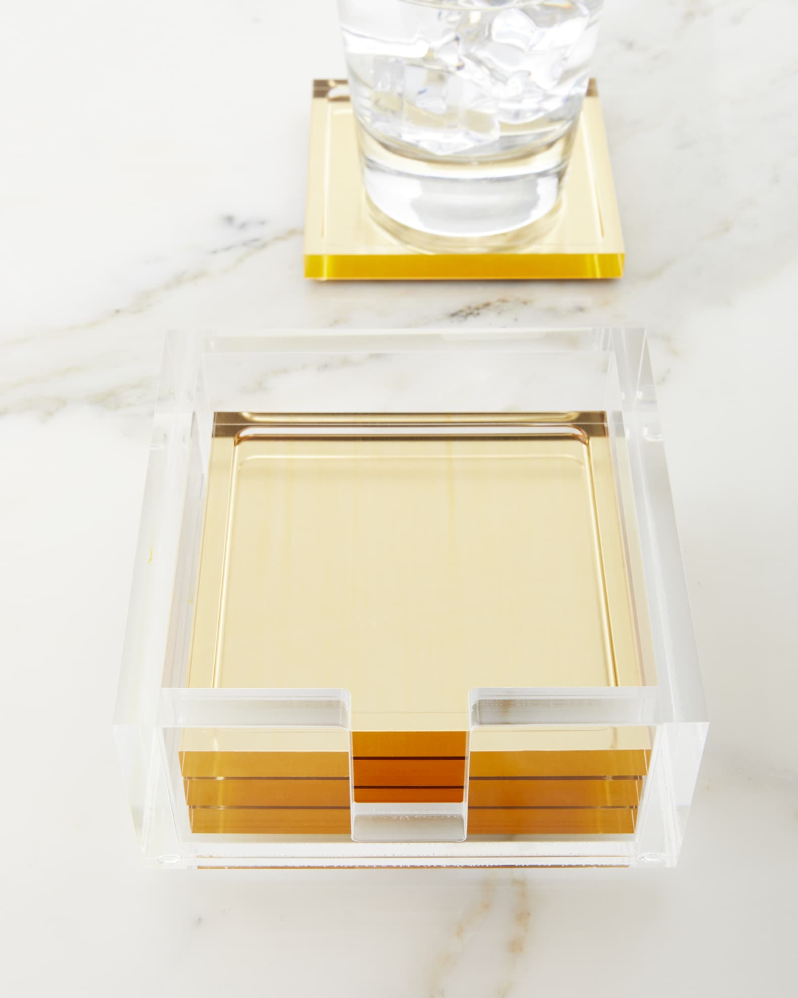Tizo Lucite Coasters, Set of 4 | Horchow