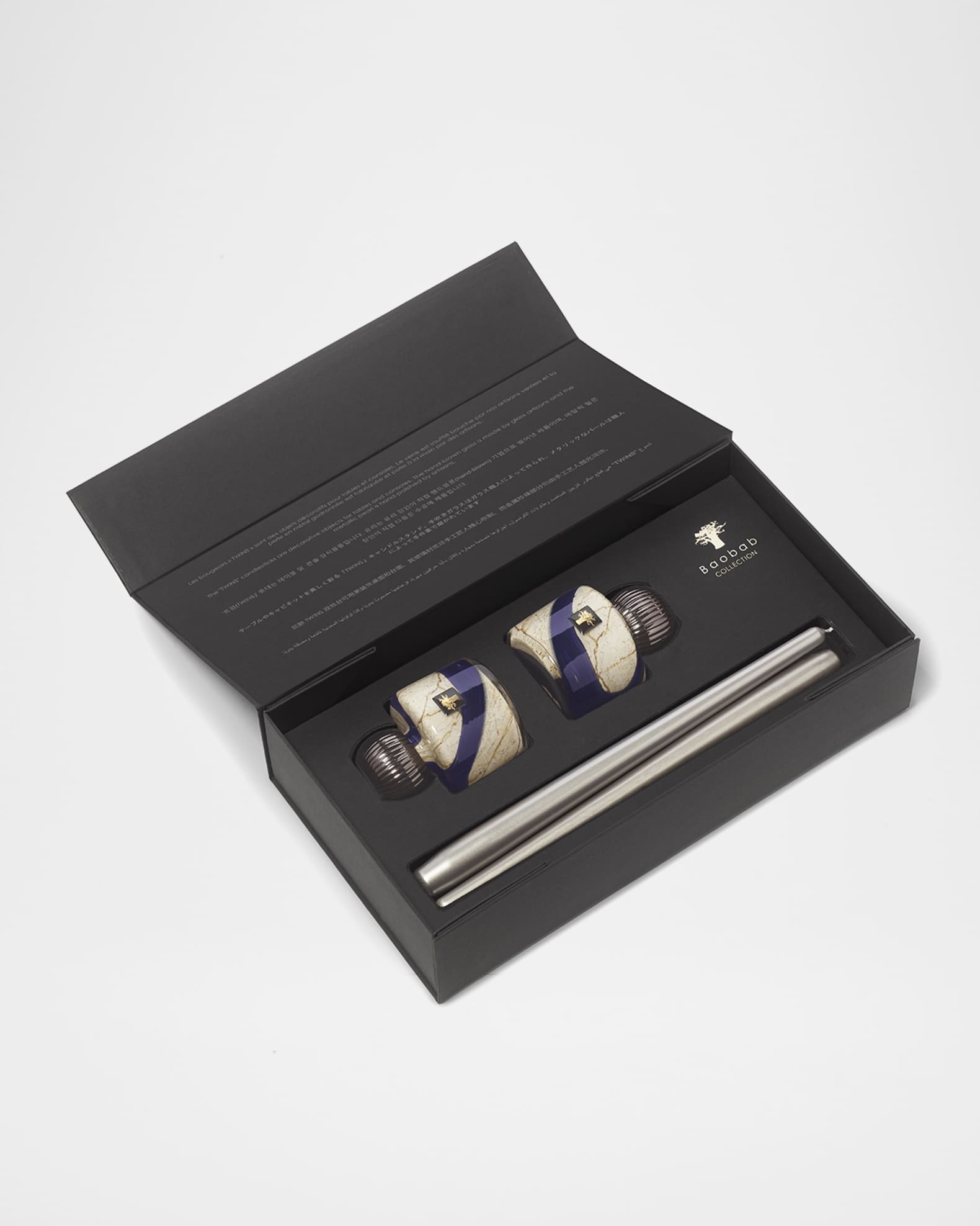 Baobab Collection Twims Lazuli Candlesticks | Horchow