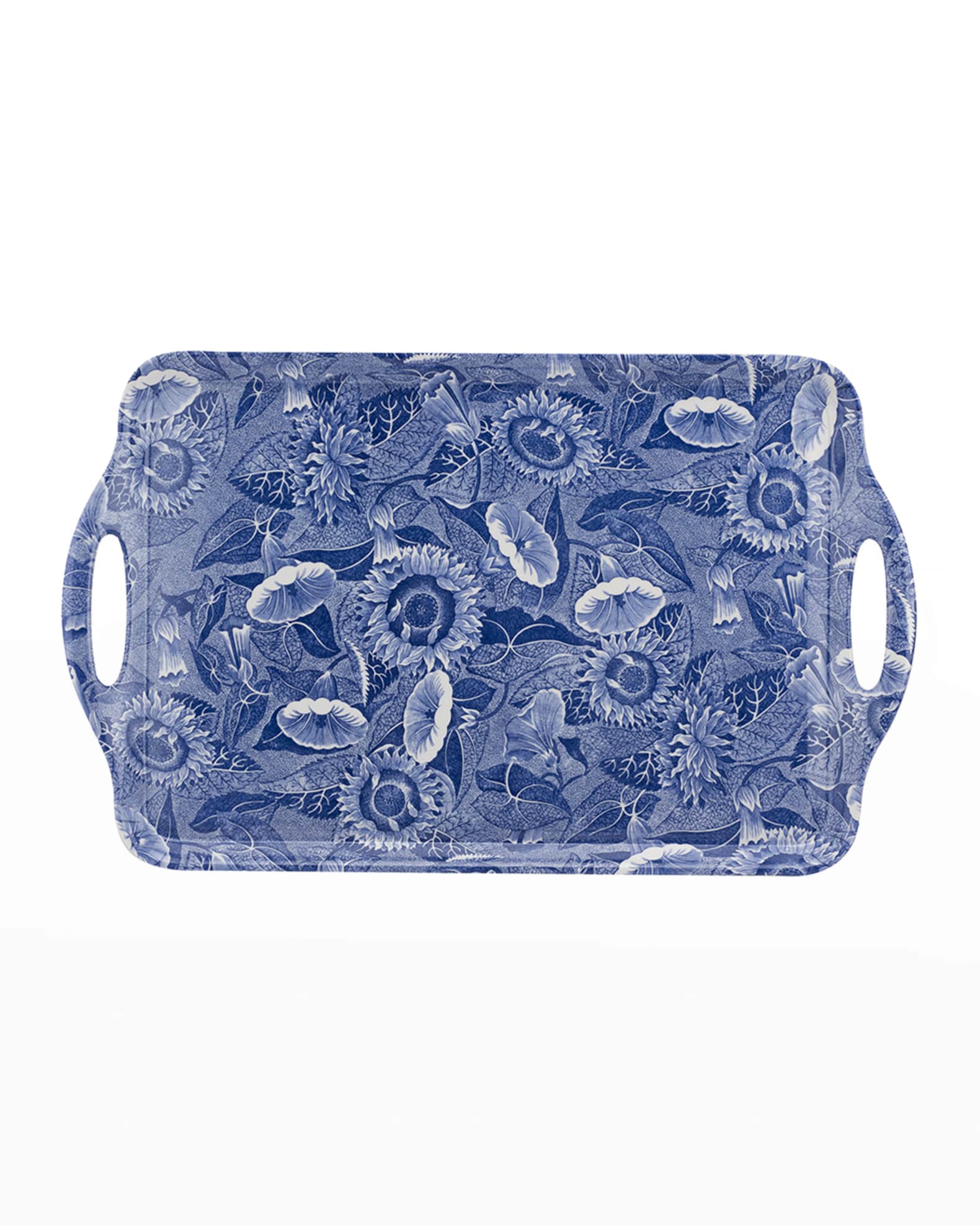 Spode Blue Room Sunflower Melamine Handled Tray | Horchow