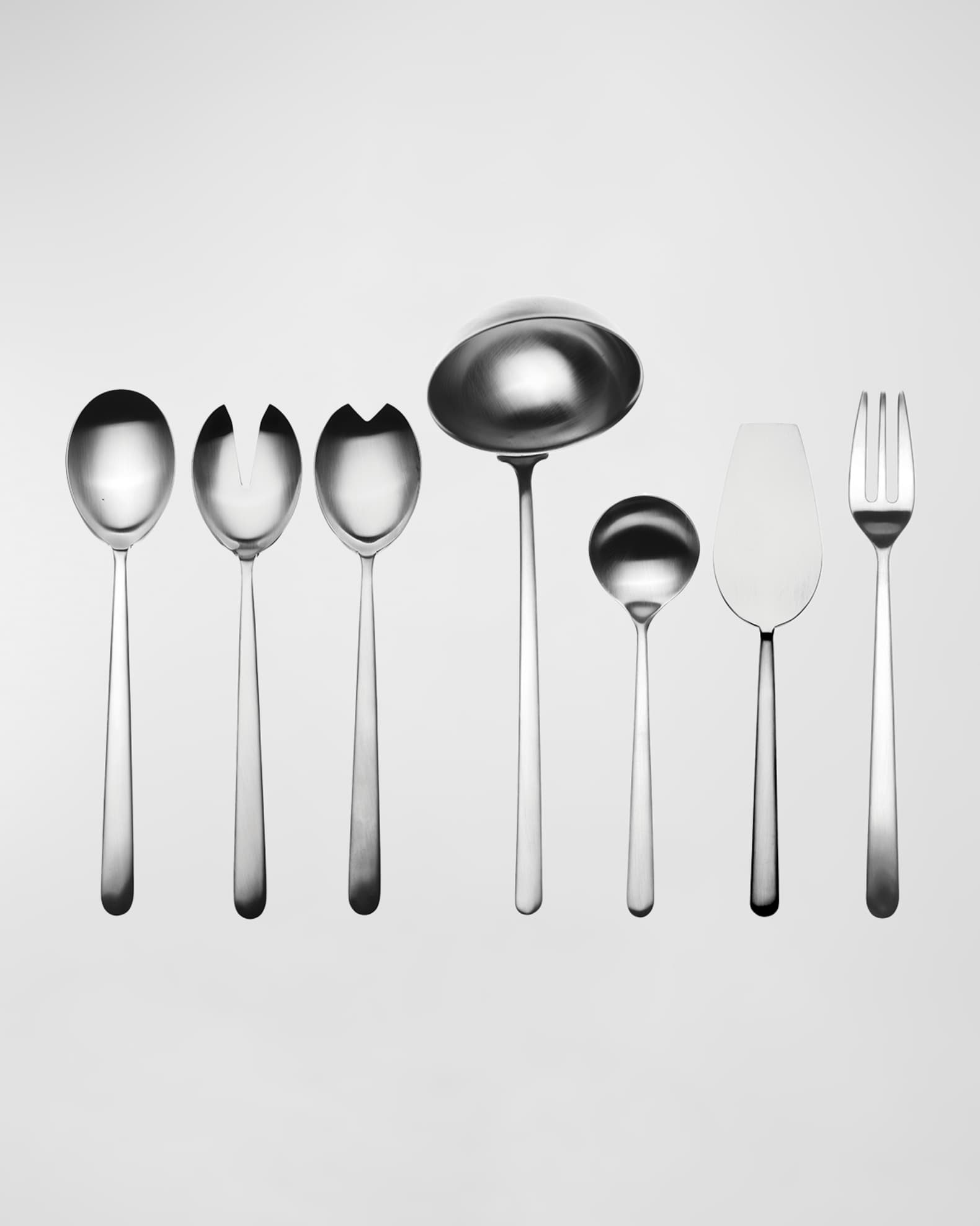 Mepra Linea Ice 7-Piece Full Flatware Serving Set | Horchow