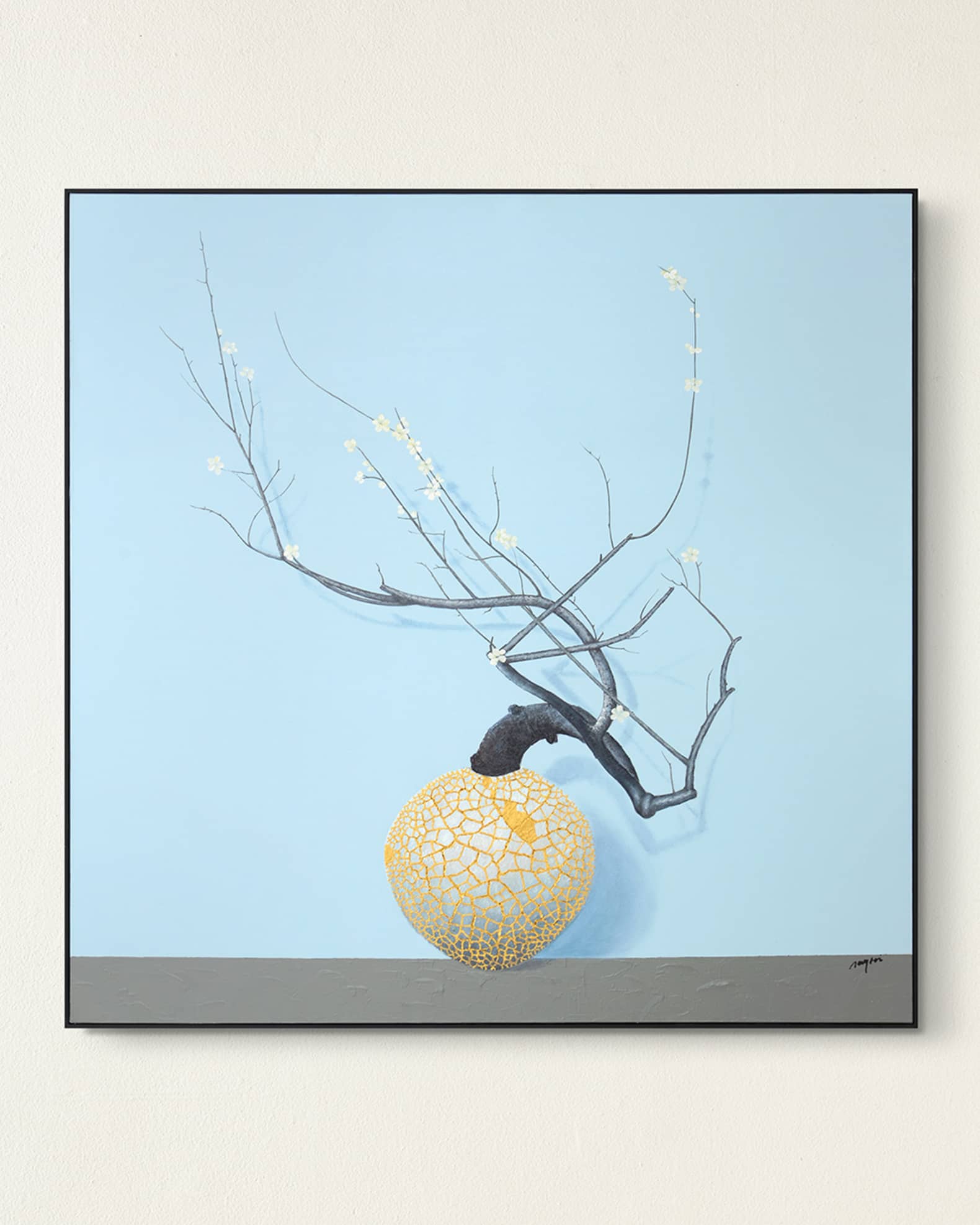 John-Richard Collection "Composition in Blue" Original Art by Teng Fei ...