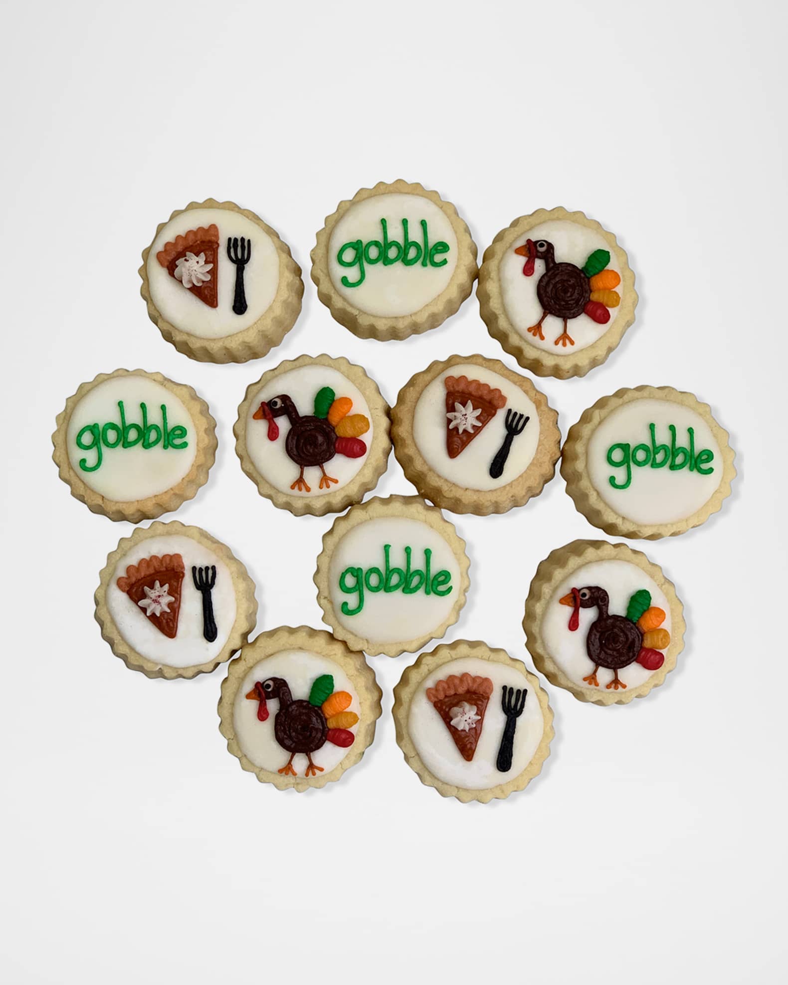 Le Gourmet Baking Gobble Shortbread Cookies | Horchow