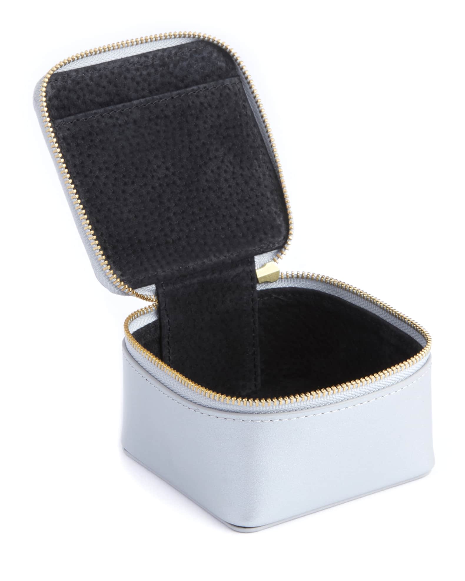 ROYCE New York Monogrammed Leather Jewelry Trinket Case | Horchow