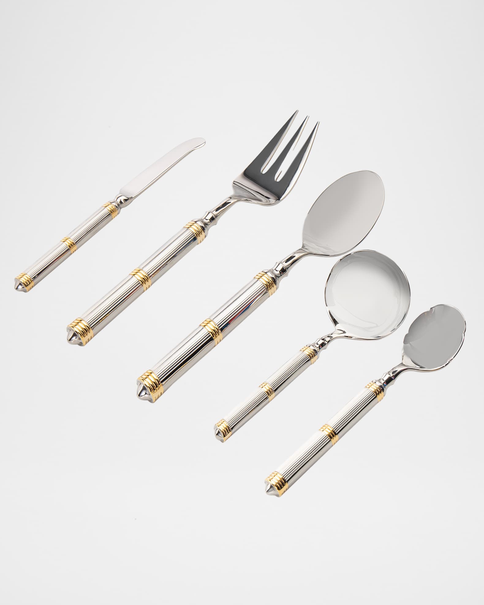 Ricci Silversmith Castello Gold 5-Piece Hostess Set | Horchow
