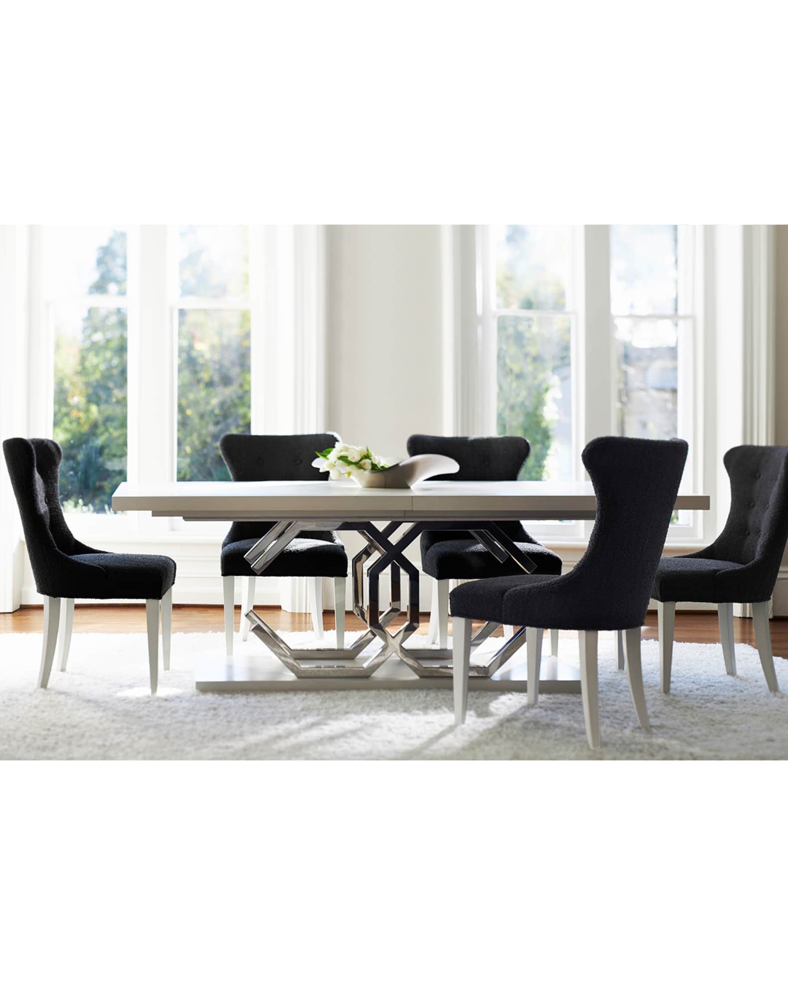 Bernhardt Silhouette Pedestal Dining Table Horchow