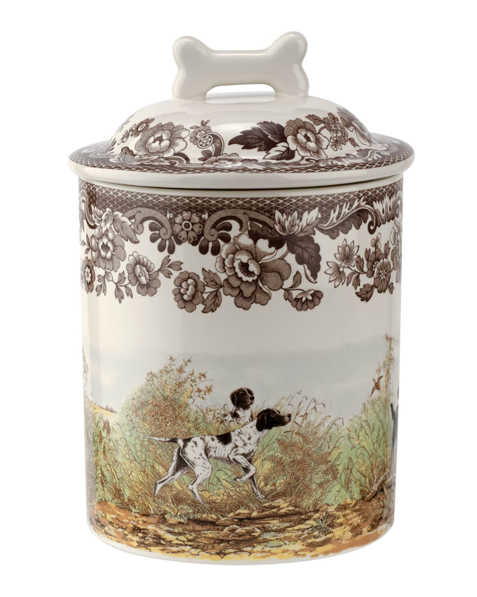 Spode Woodland Dogs Treat Jar | Horchow