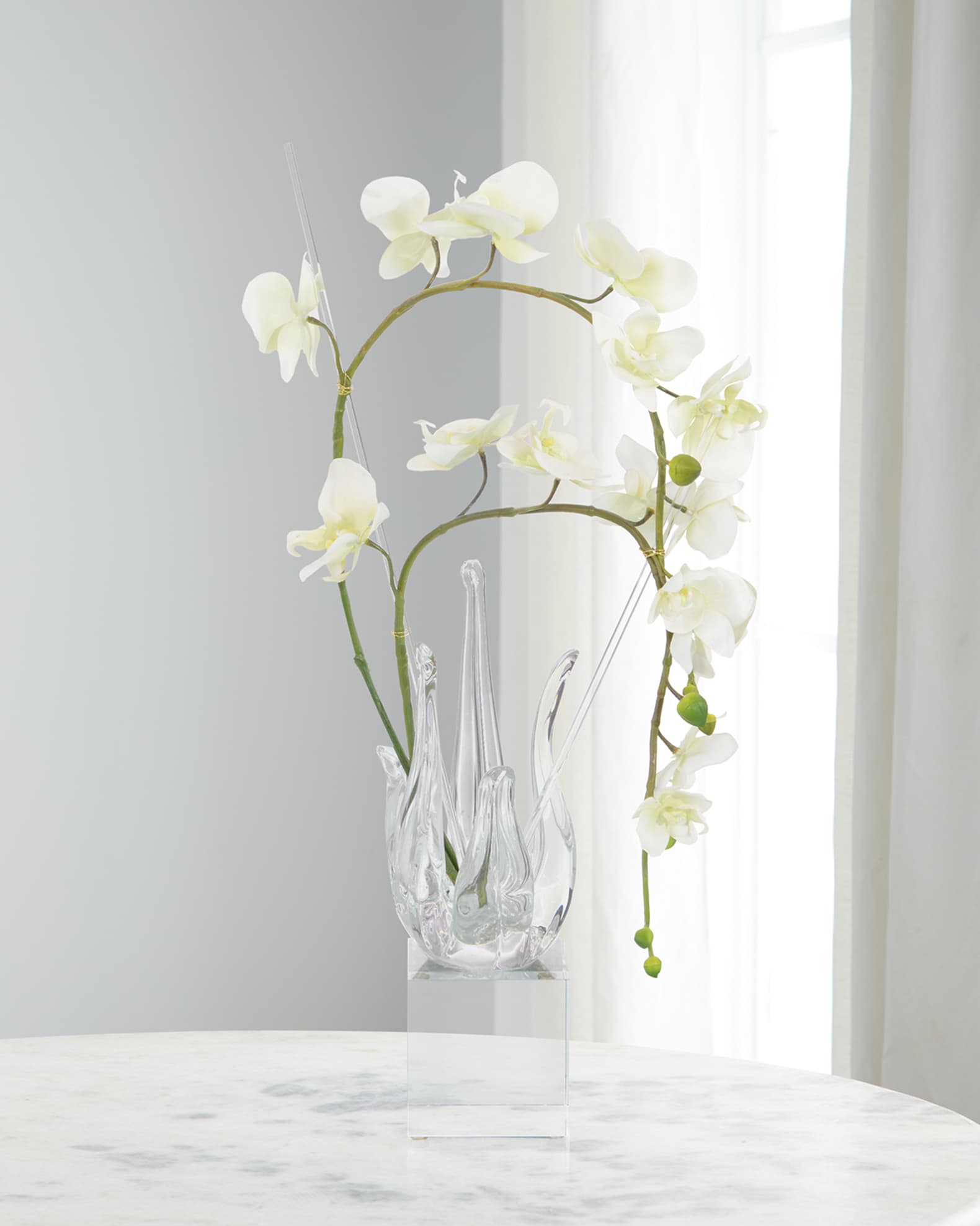 John-Richard Collection Reflections Orchid Faux-Floral Arrangement ... John-Richard Collection Reflections Orchid Faux-Floral Arrangement ...