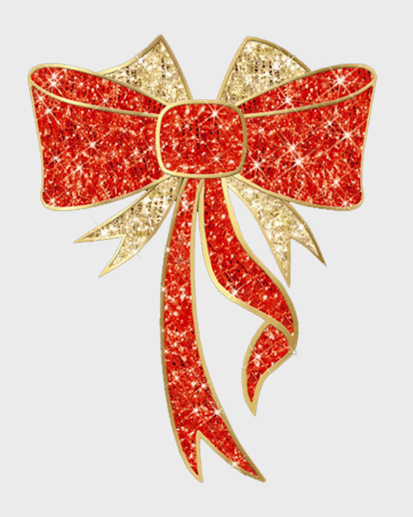 Barcana Large 2D LED Bow Outdoor Decoration | Horchow