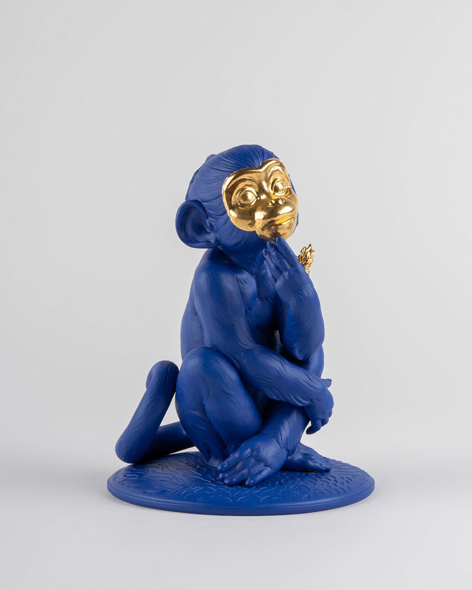 Lladro Little Monkey, Blue/Gold - Exclusive Premiere | Horchow
