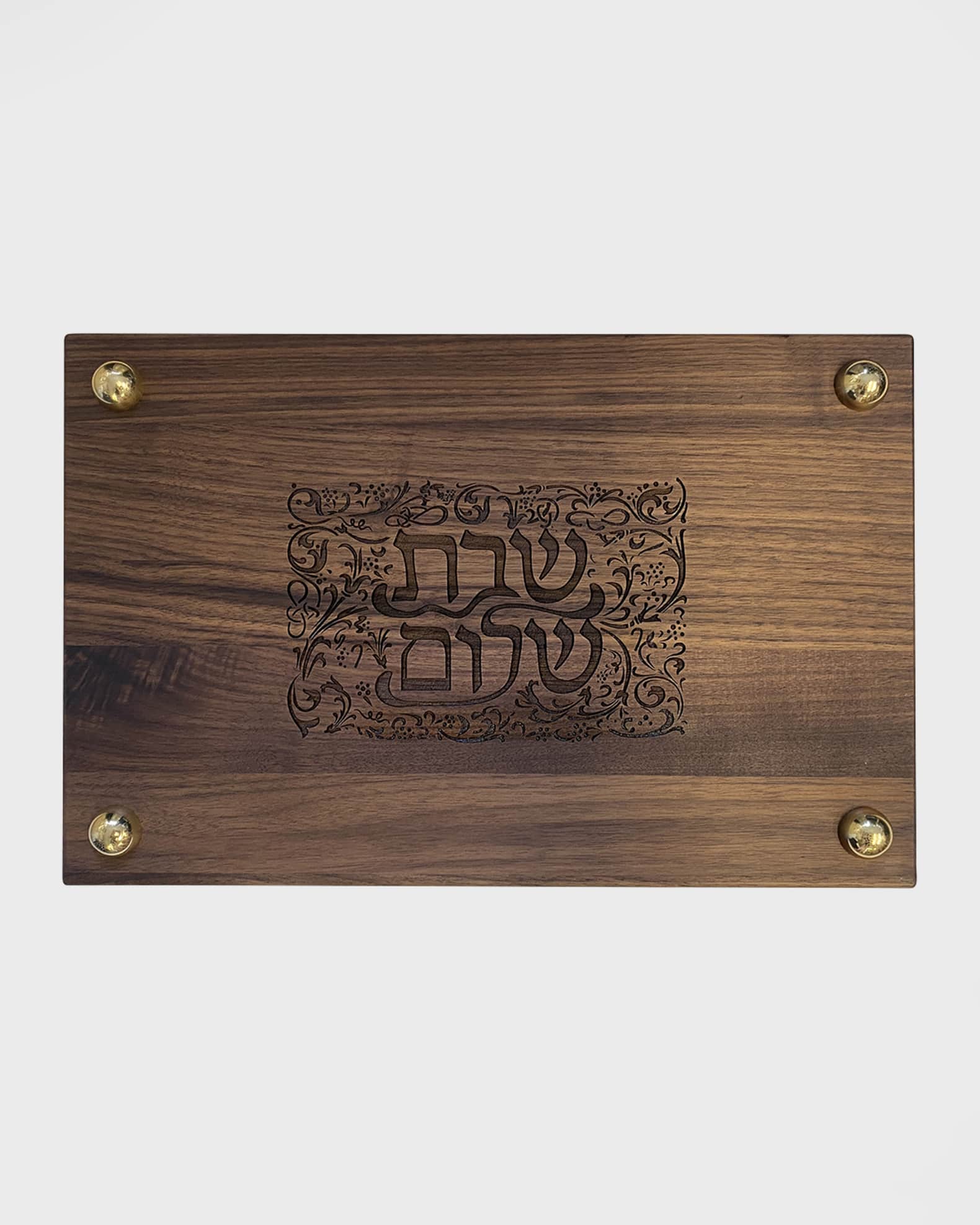 Joy Stember Metal Arts Studio Shalom Hanukkah Challah Board by Joy ...