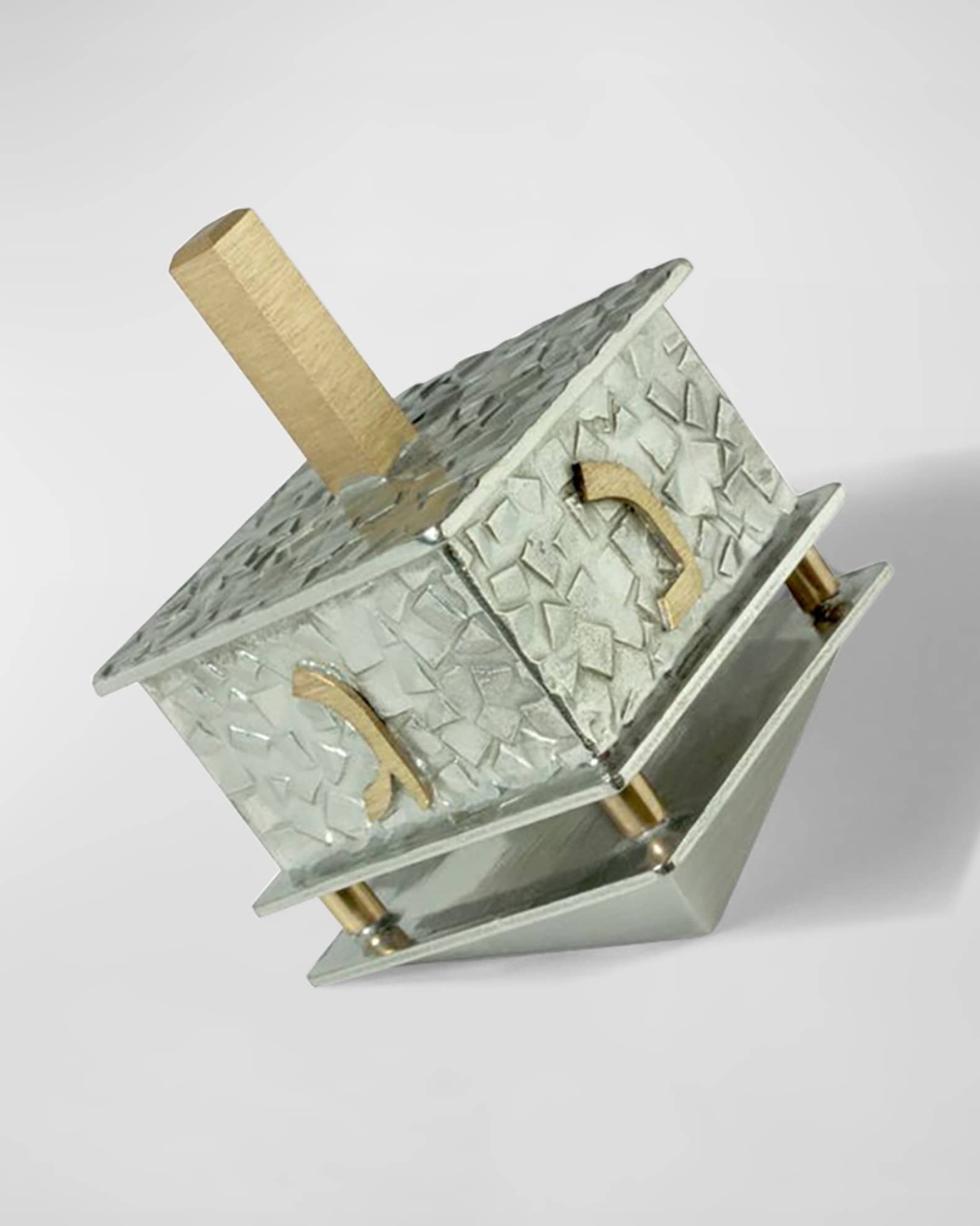 Joy Stember Metal Arts Studio Small Full-Pattern Hanukkah Dreidel by ...