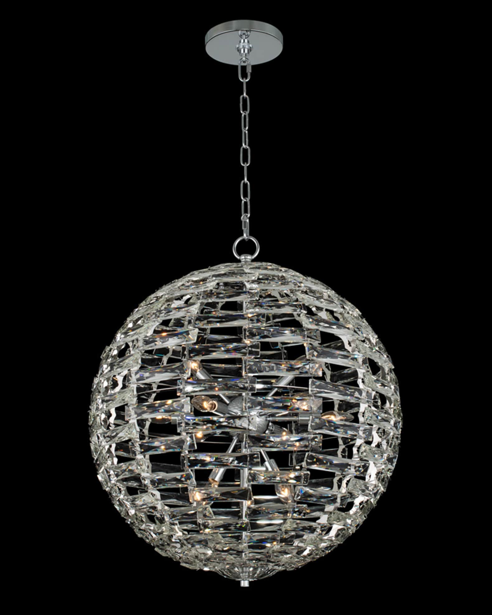 Allegri Crystal by Kalco Lighting 36" Alta Orb Chandelier | Horchow