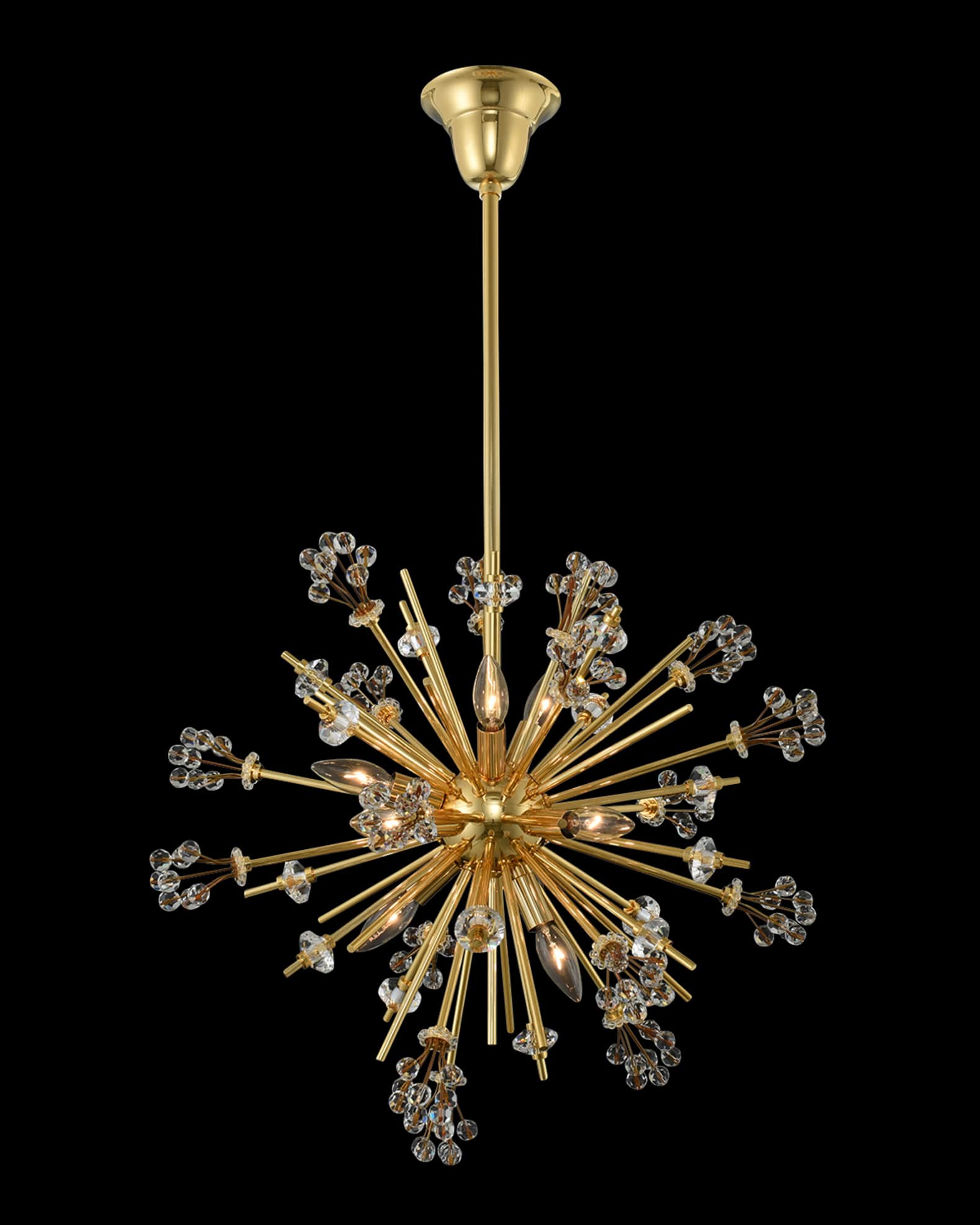 Allegri Crystal by Kalco Lighting Constellation 19" 10-Light Chandelier ...