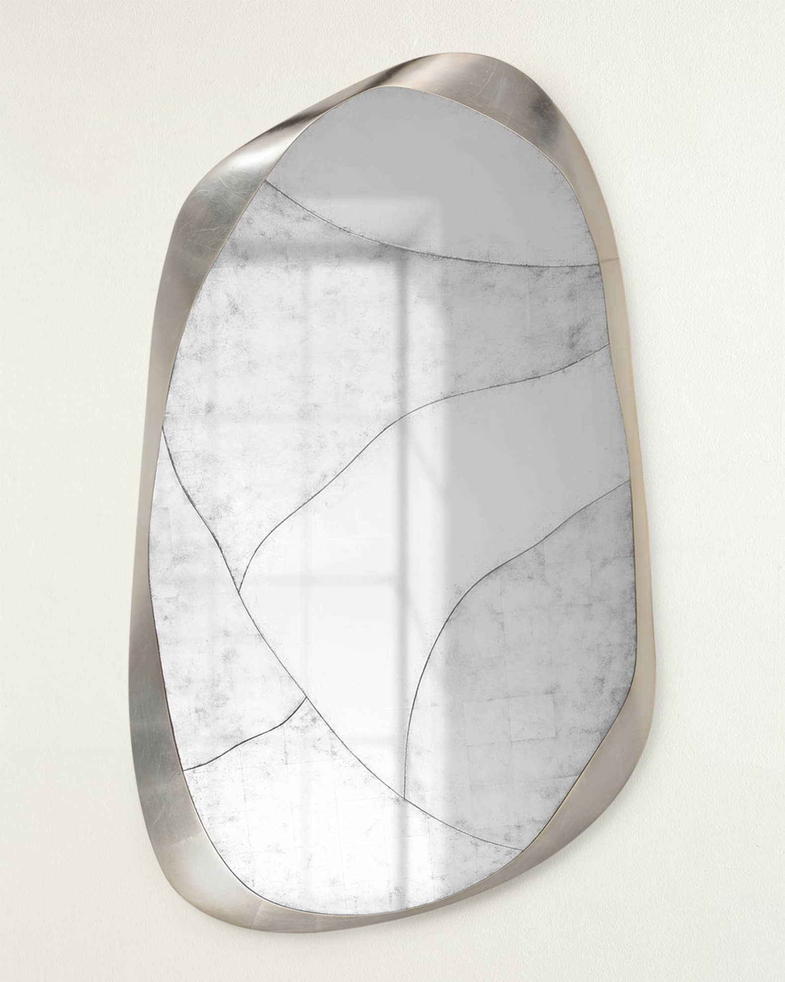 John-Richard Collection Basel 79" Eglomise Mirror | Horchow