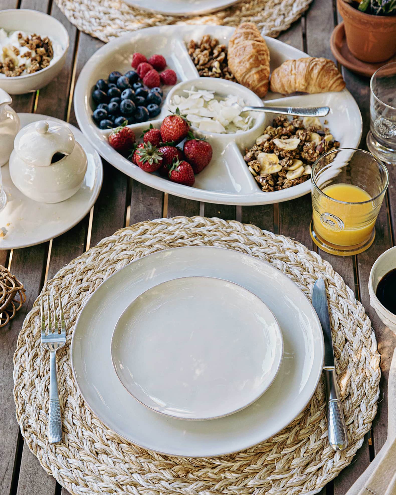 Juliska Puro Coupe Side/Cocktail Plate - Whitewash | Horchow