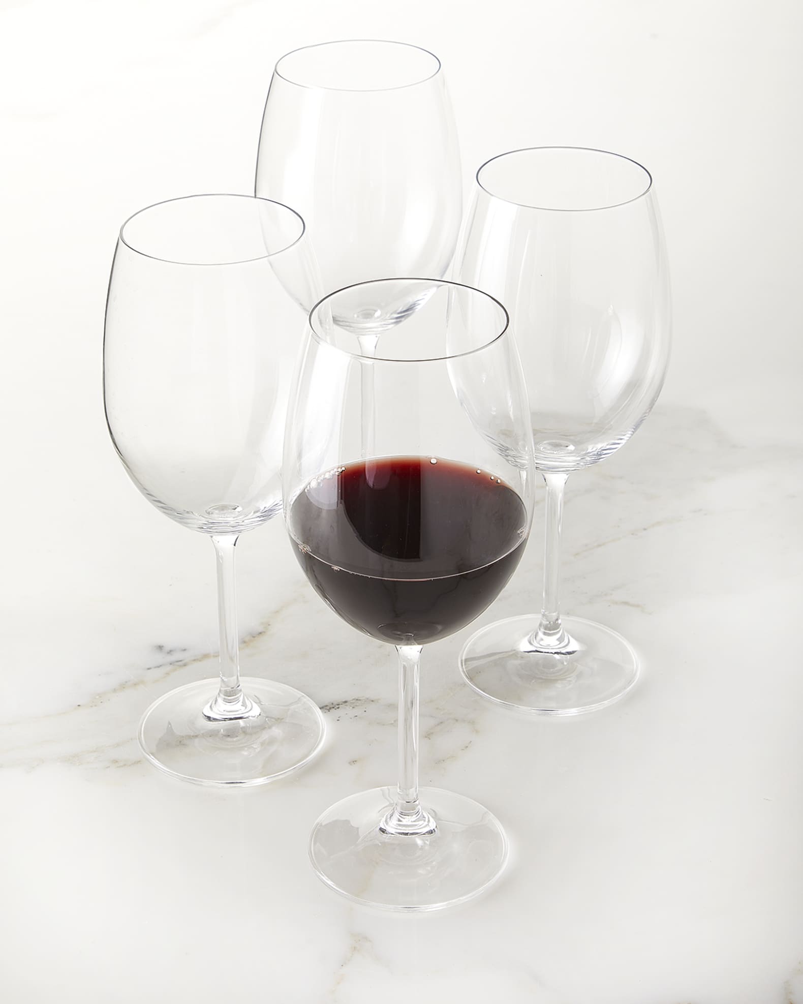 Godinger Meridian Stemmed Red Wine Glasses, Set of 4 | Horchow