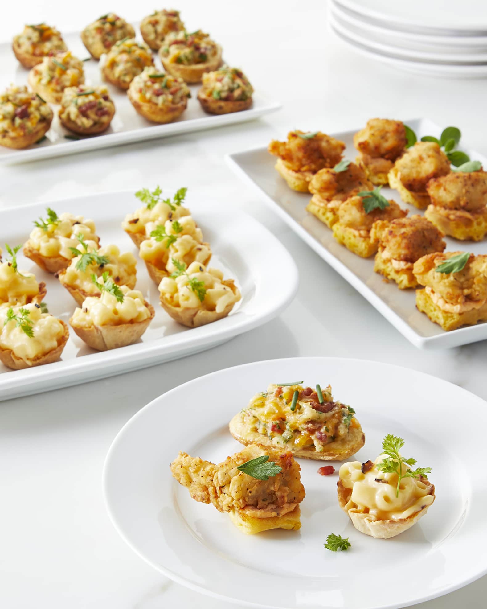 The Cajun Turkey Co Chicken & Waffle Stack with Chipotle Aioli | Horchow