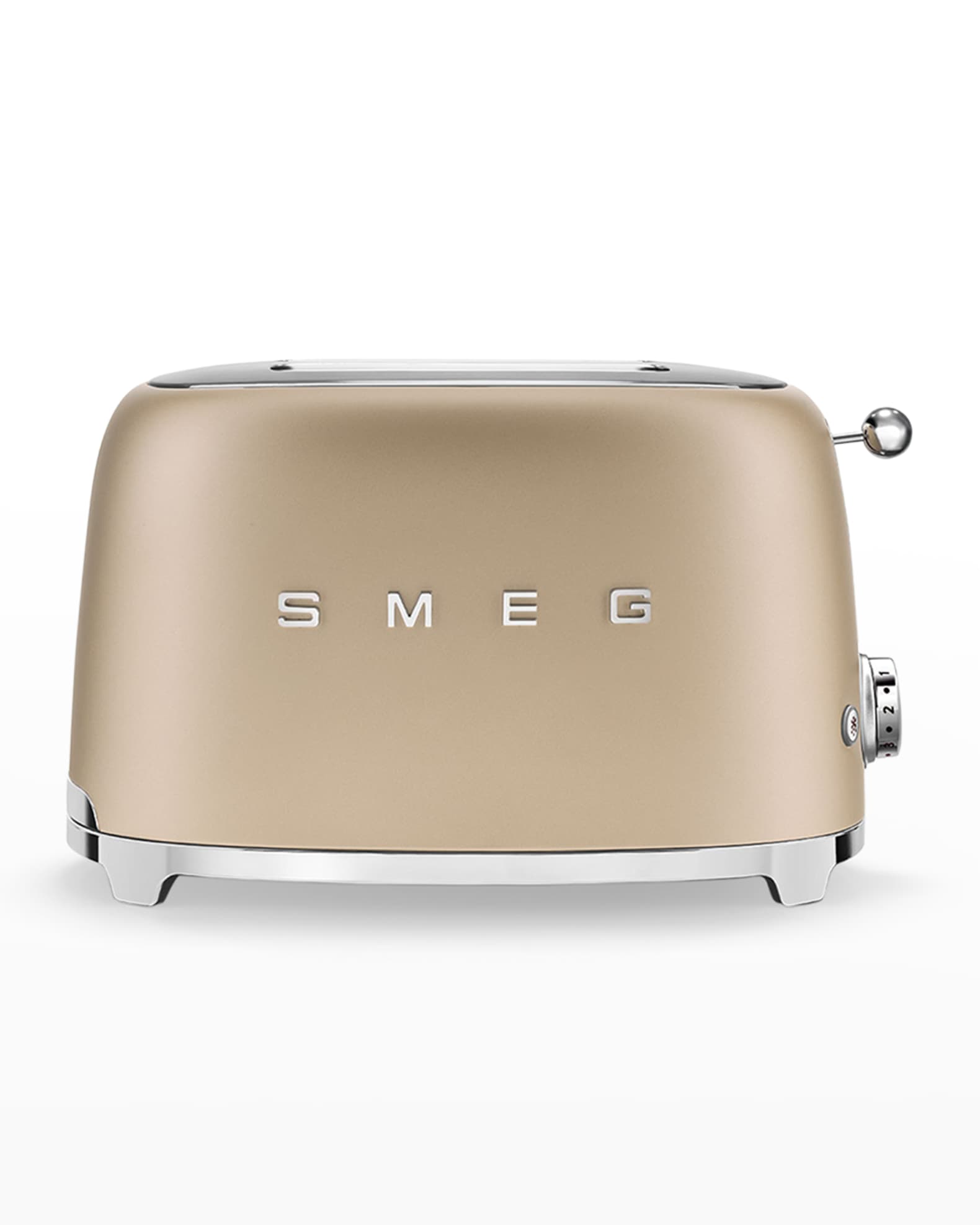 Smeg Two-Slice Toaster, Matte Champagne | Horchow
