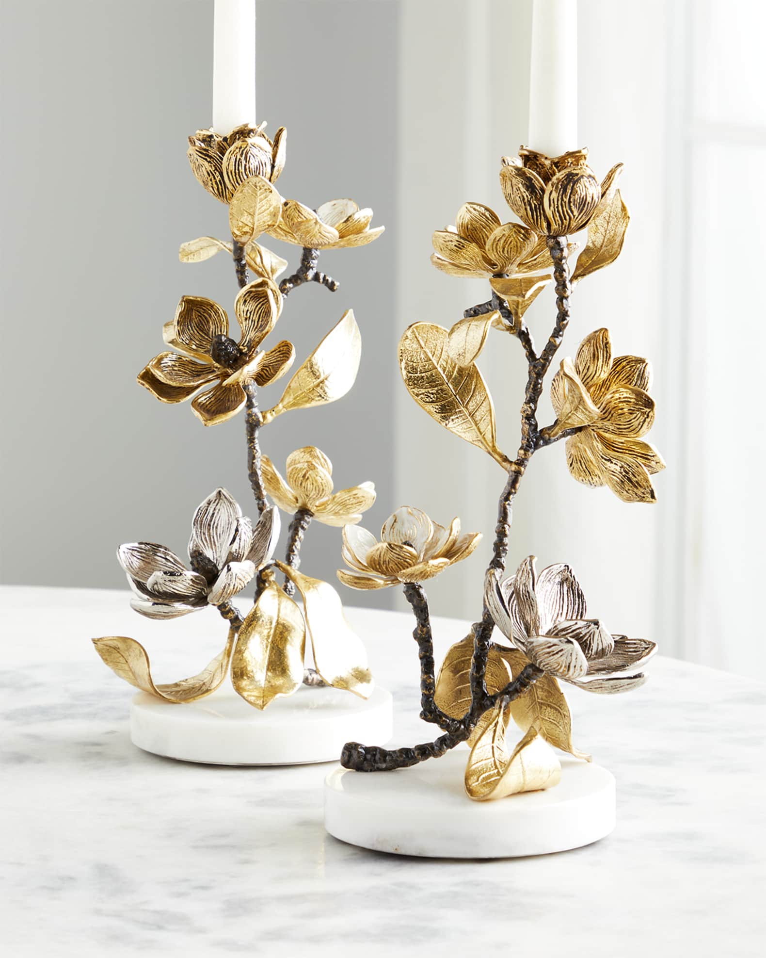 Michael Aram Vintage Bloom 12 Candleholders Set of 2 Horchow