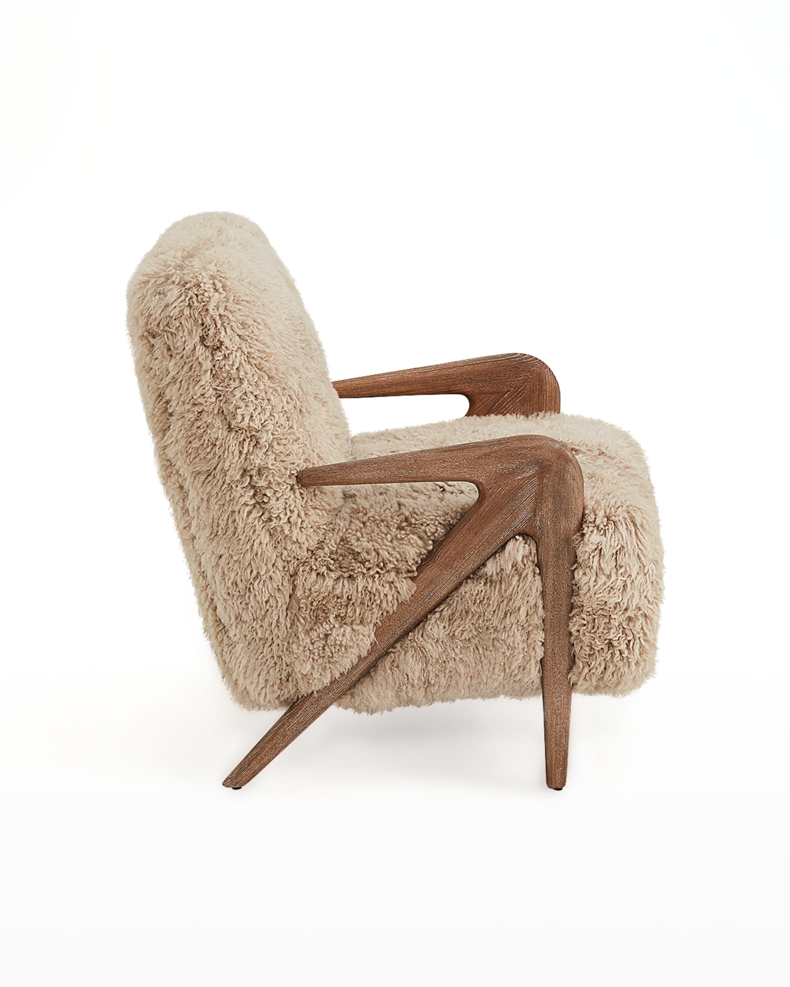 Interlude Home Angelica Sheepskin Lounge Chair | Horchow