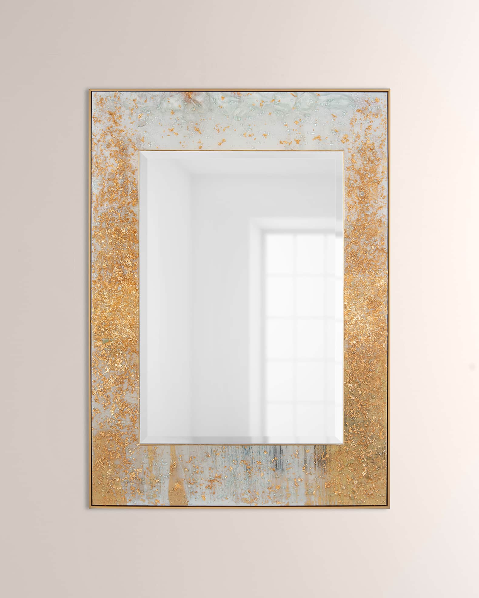 John-Richard Collection Aureate Mirror by Mary Hong | Horchow