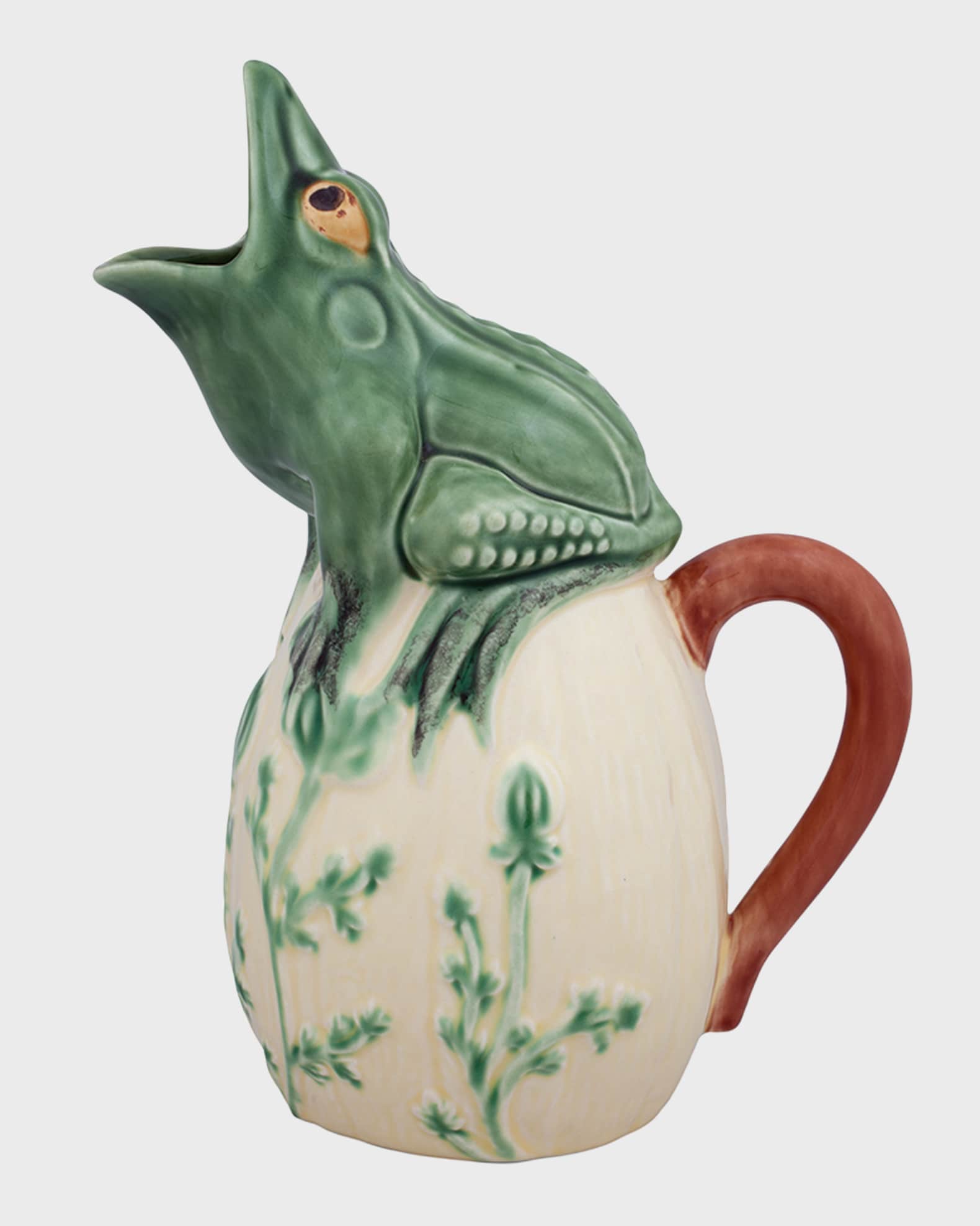 Bordallo Pinheiro Frog Pitcher | Horchow