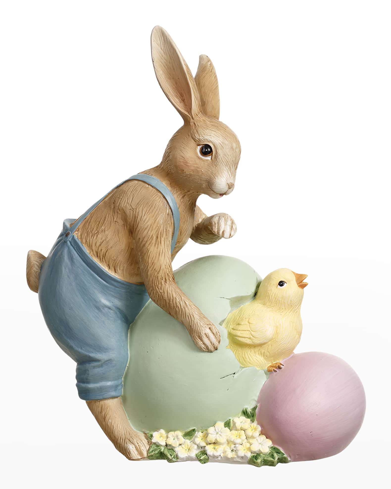 Mark Roberts Easter Rabbit with Egg and Chick, 9" | Horchow