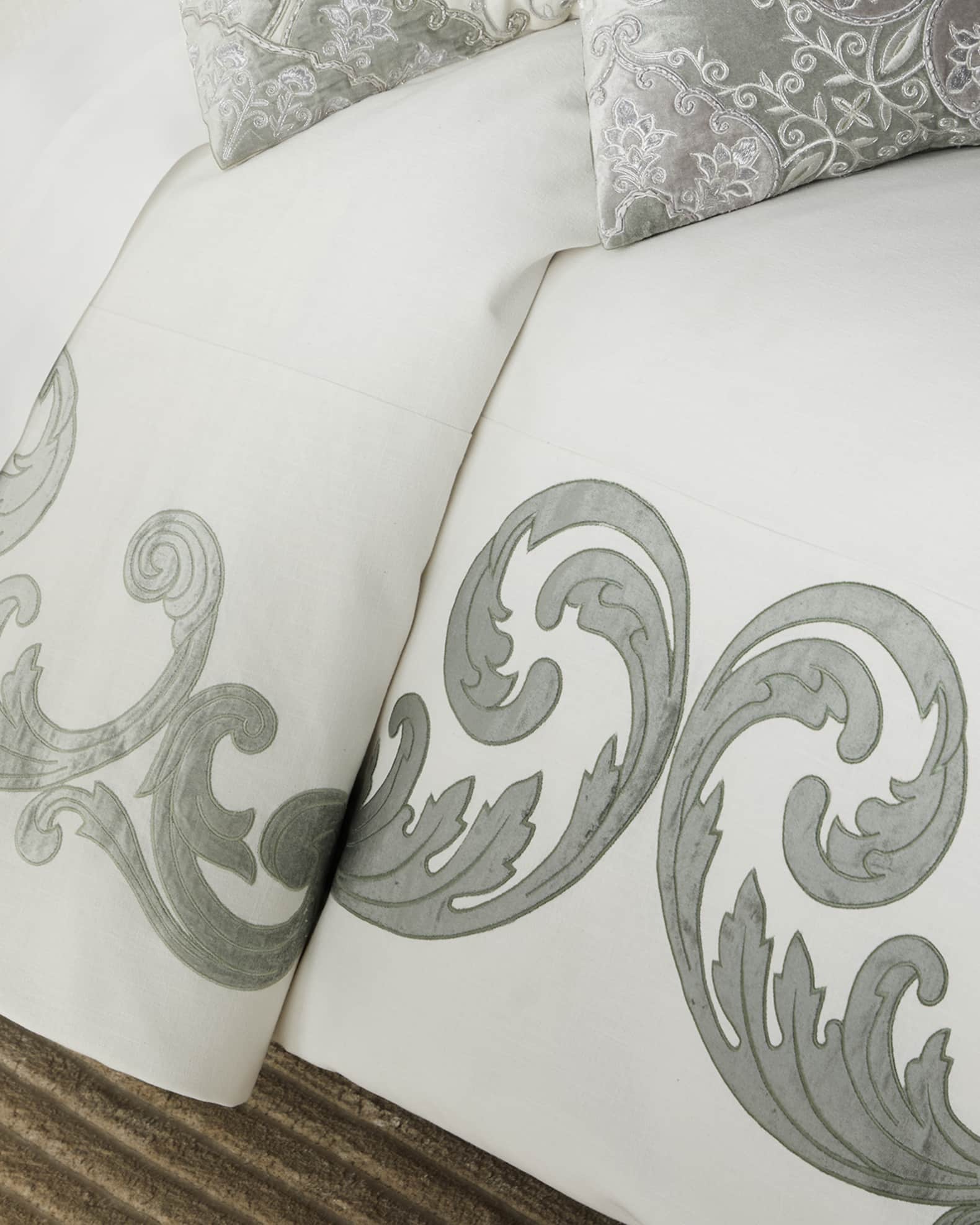 Callisto Home Tilburg Scroll Duvet, Queen | Horchow