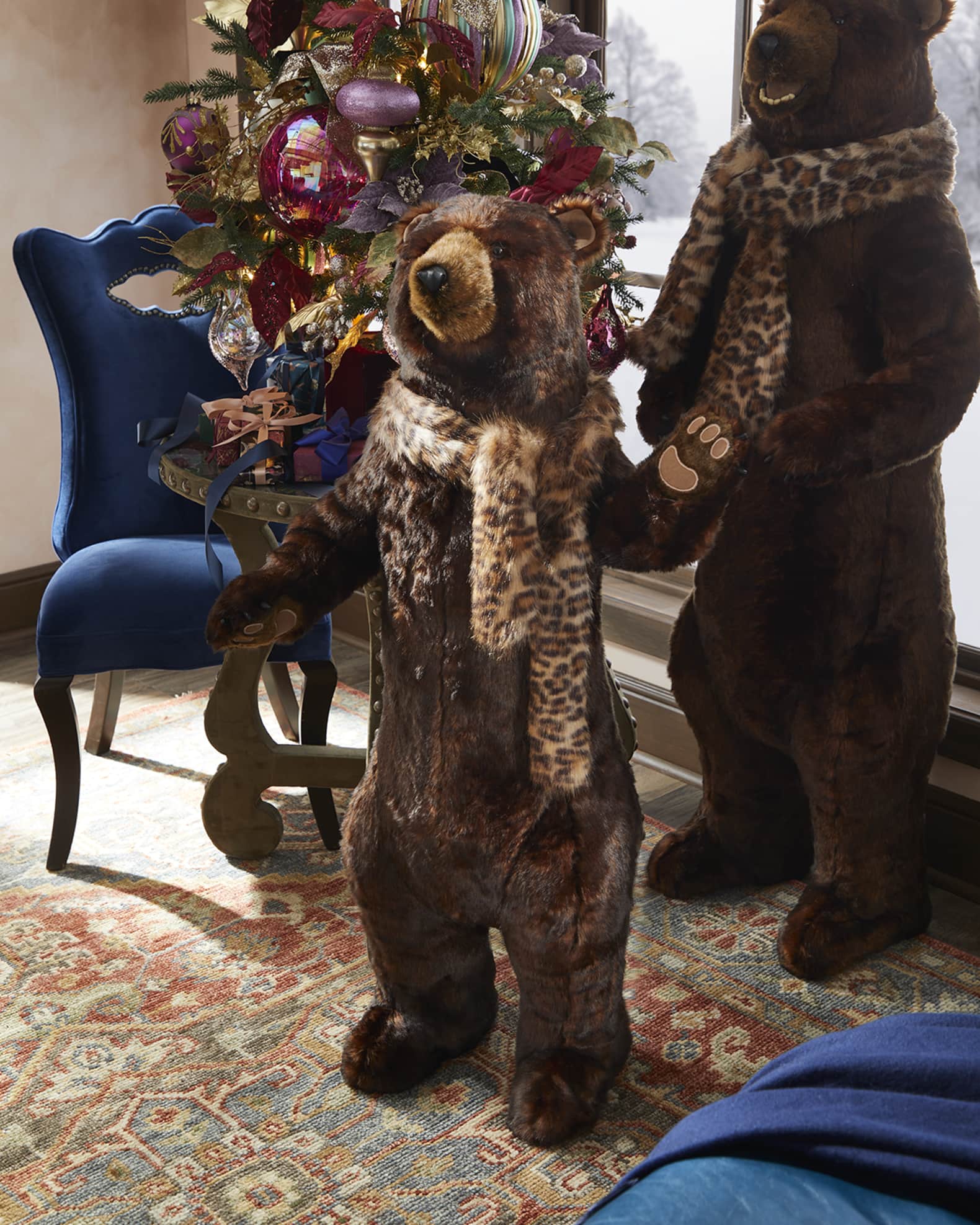 Ditz Designs By The Hen House Cinnamon Standing Bear Christmas ...