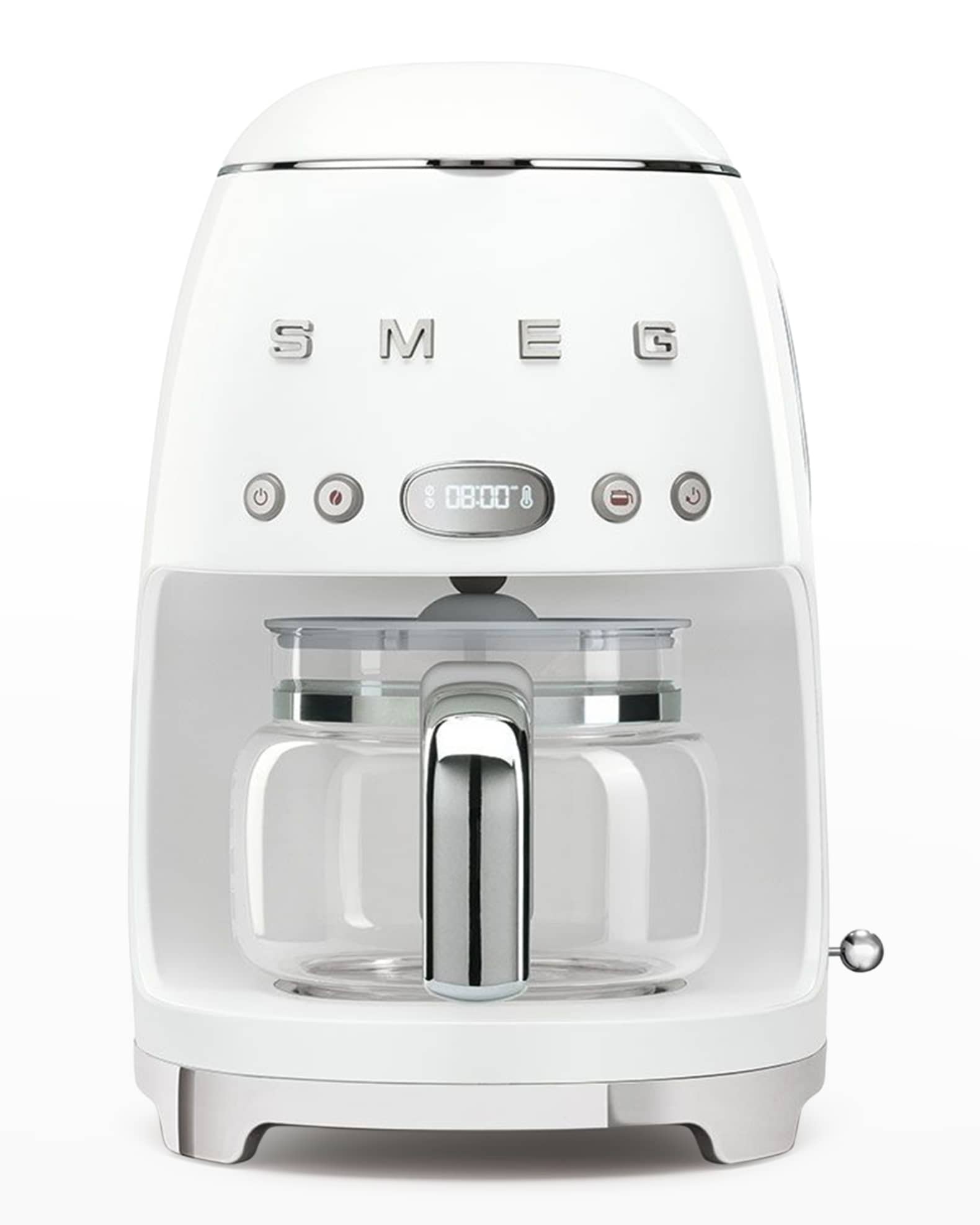 Smeg Retro Drip Filter Coffee Machine, White | Horchow