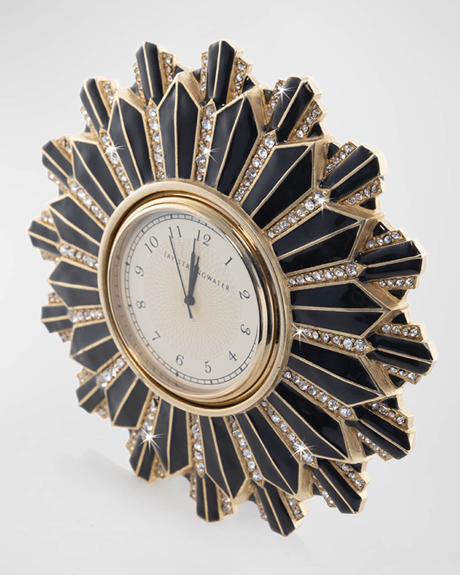 Jay Strongwater Art Deco Clock | Horchow