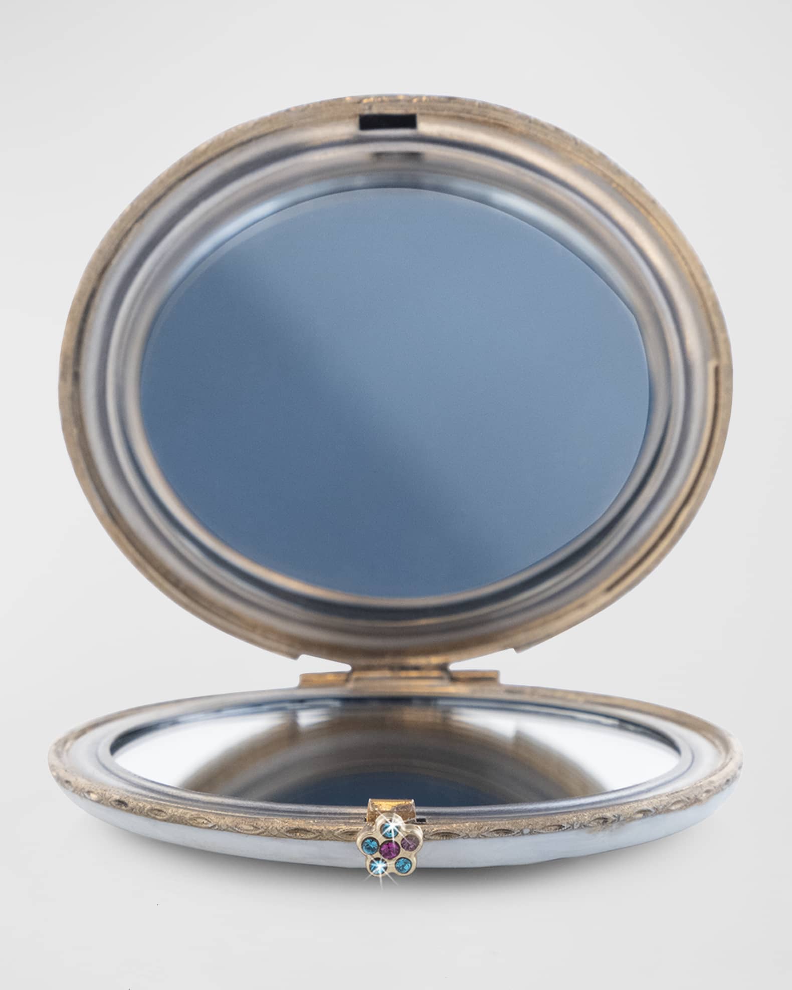 Jay Strongwater Classic Peacock Compact | Horchow