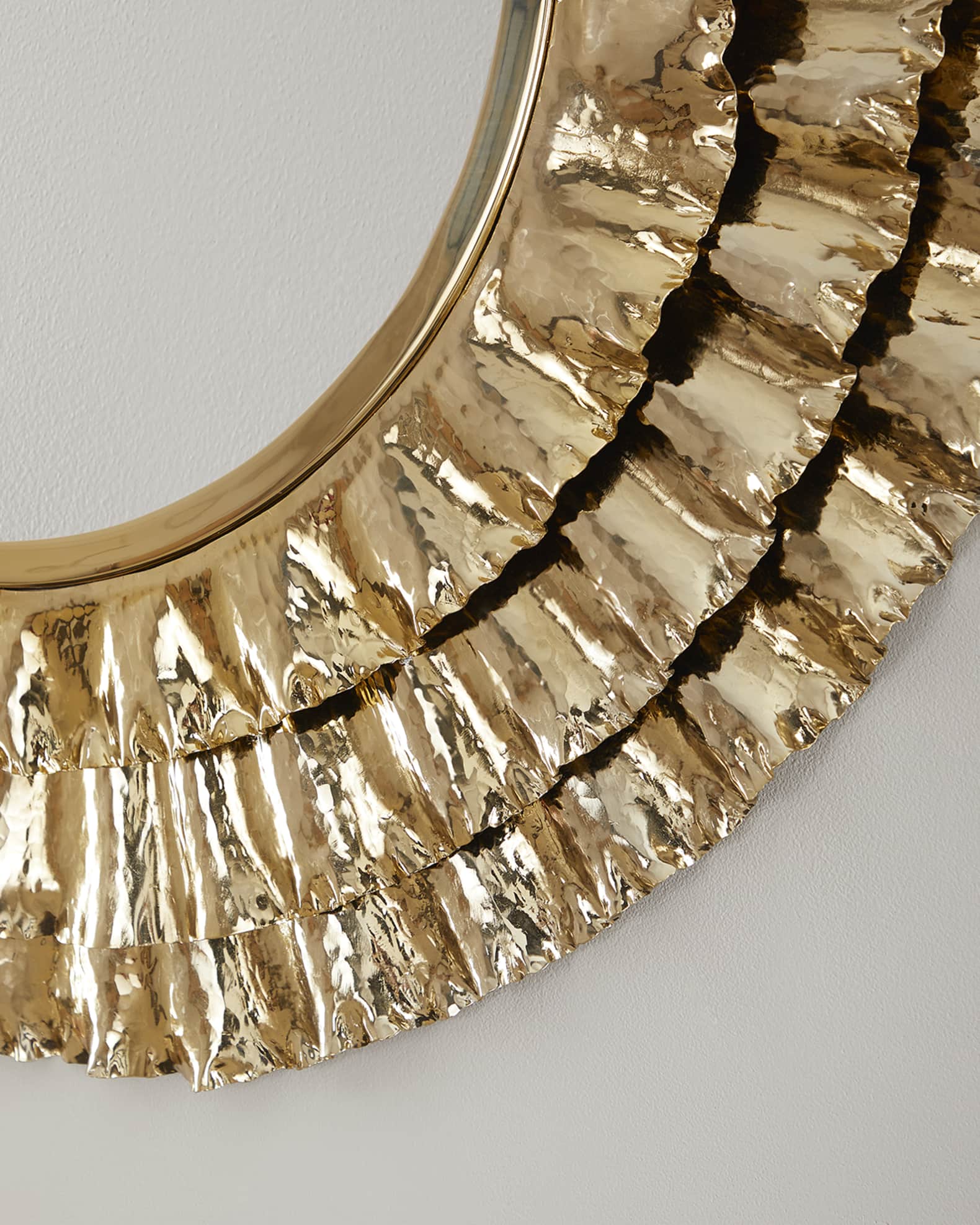 Neiman Marcus Ruffle Wall Mirror | Horchow
