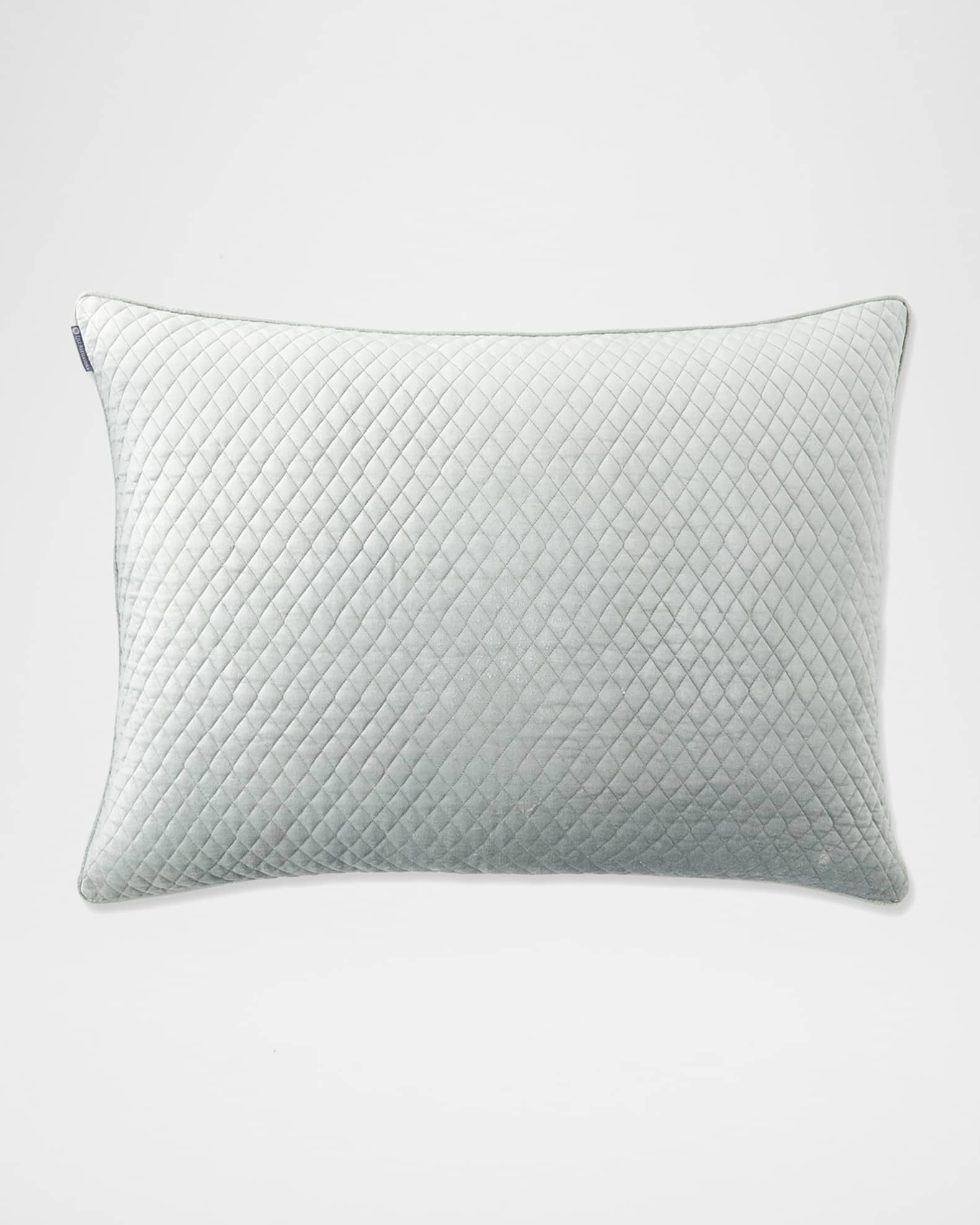 Lili Alessandra Valentina Quilted Luxe Euro Pillow | Horchow