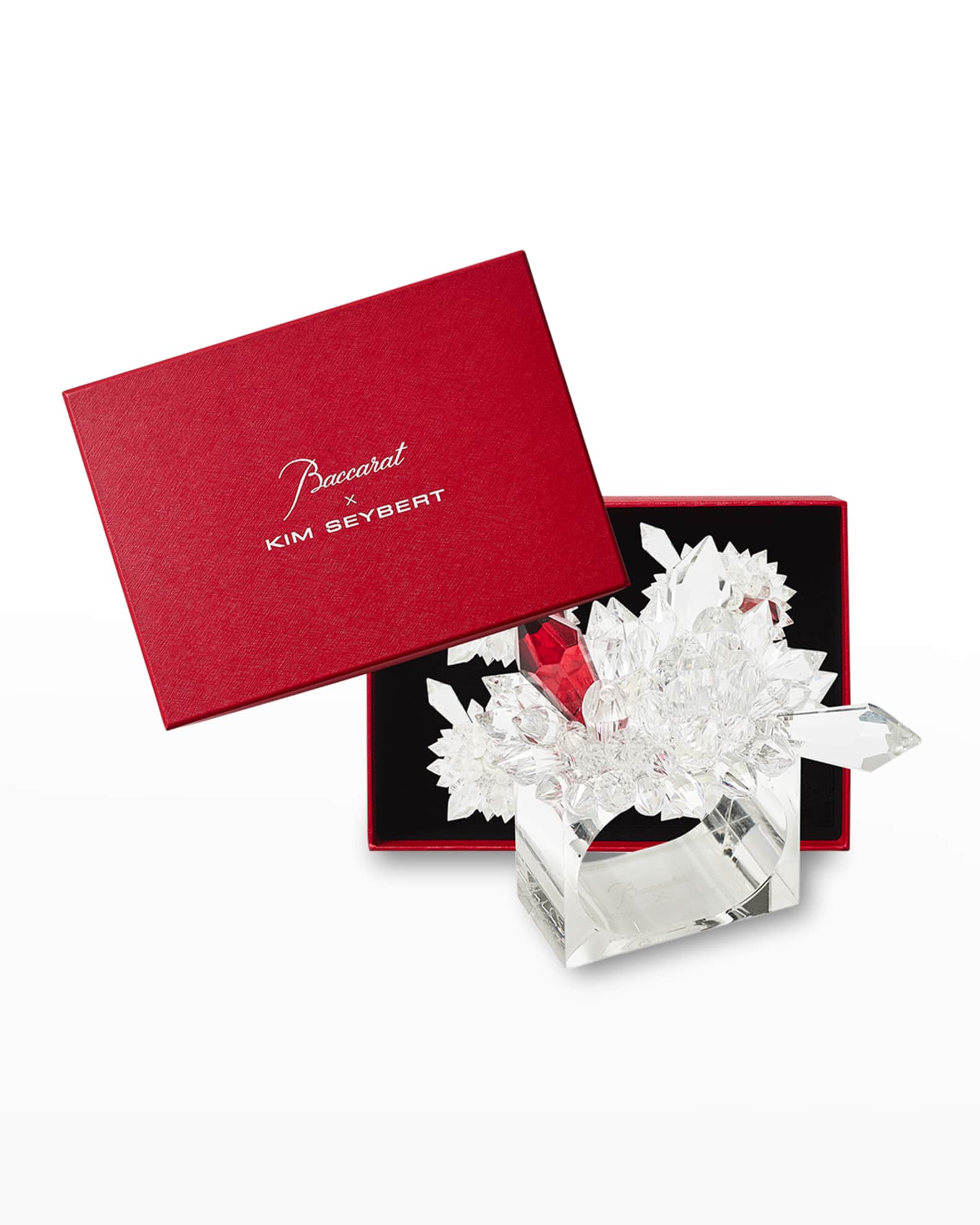 Baccarat x Kim Seybert Zenith Napkin Rings, Set of 4 | Horchow