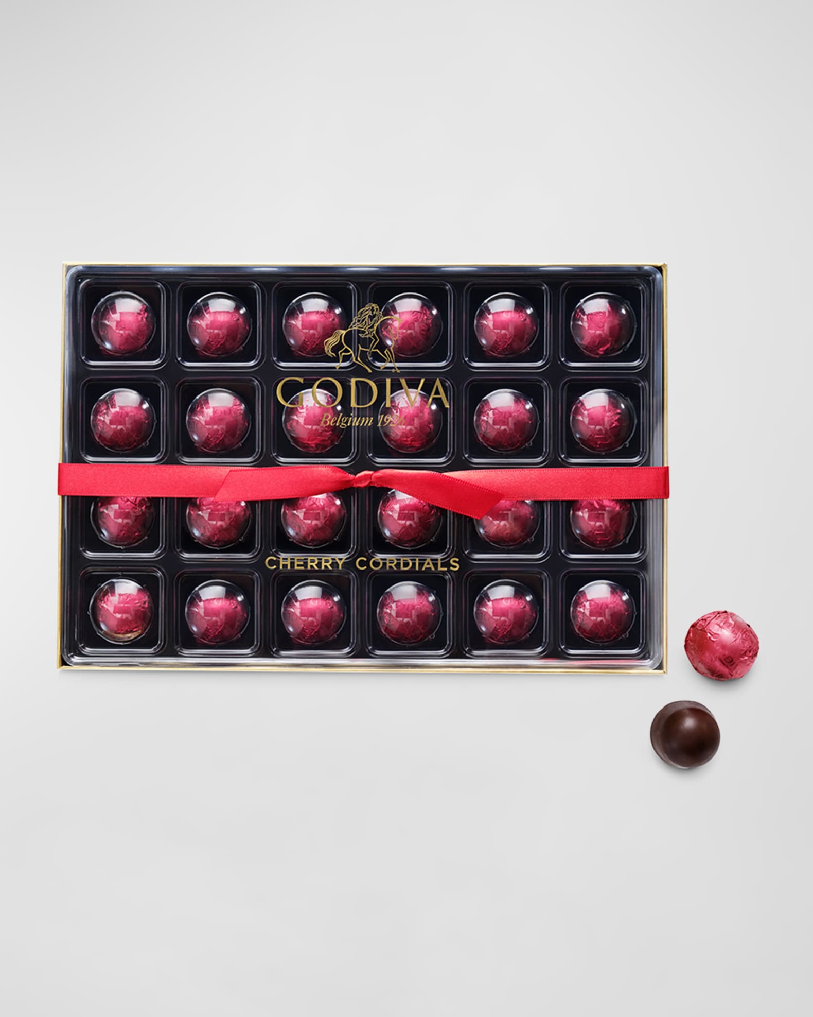 Godiva Chocolatier 24-Piece Cherry Cordial Holiday Gift Box | Horchow
