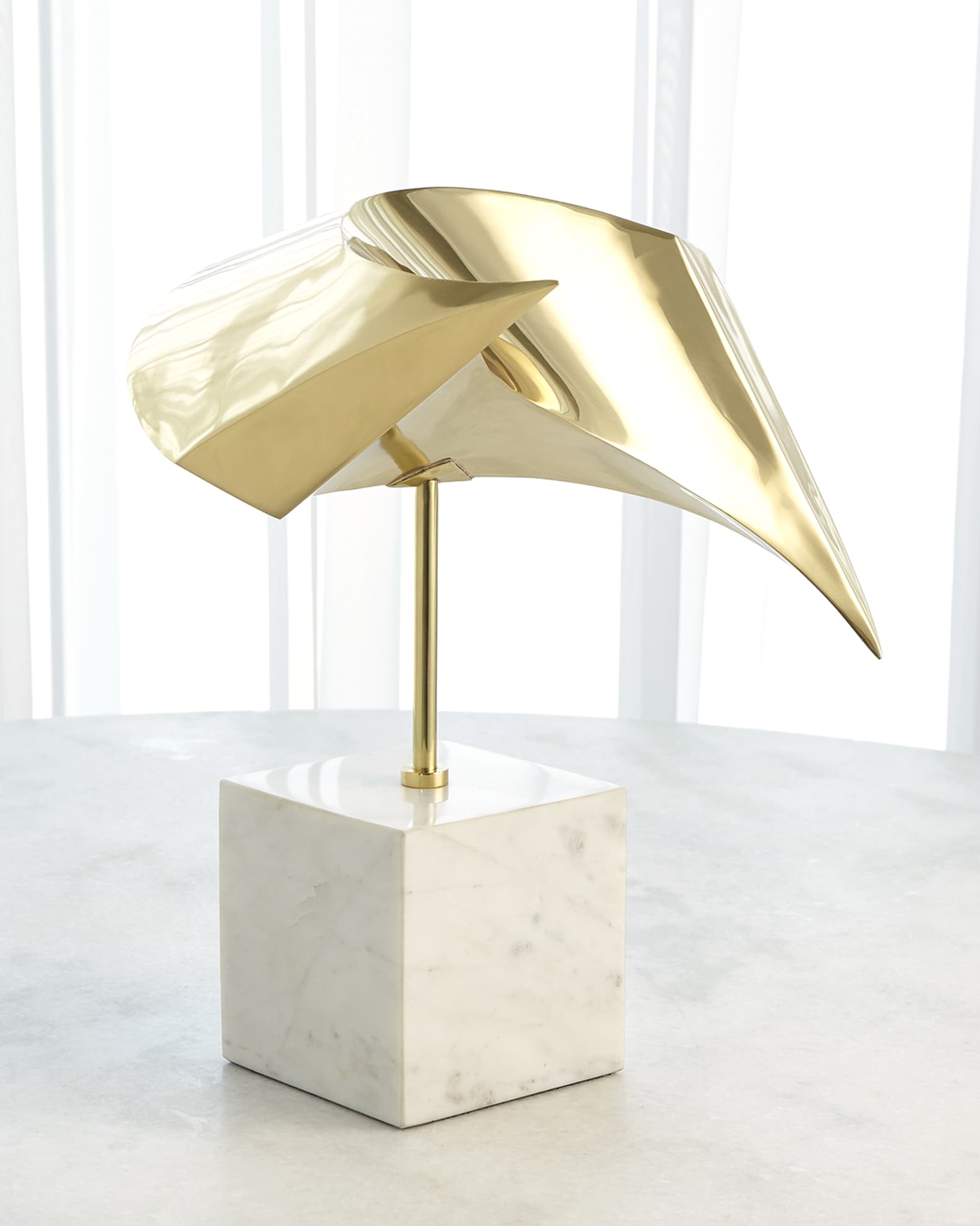Global Views Wave Sculpture - 19" | Horchow