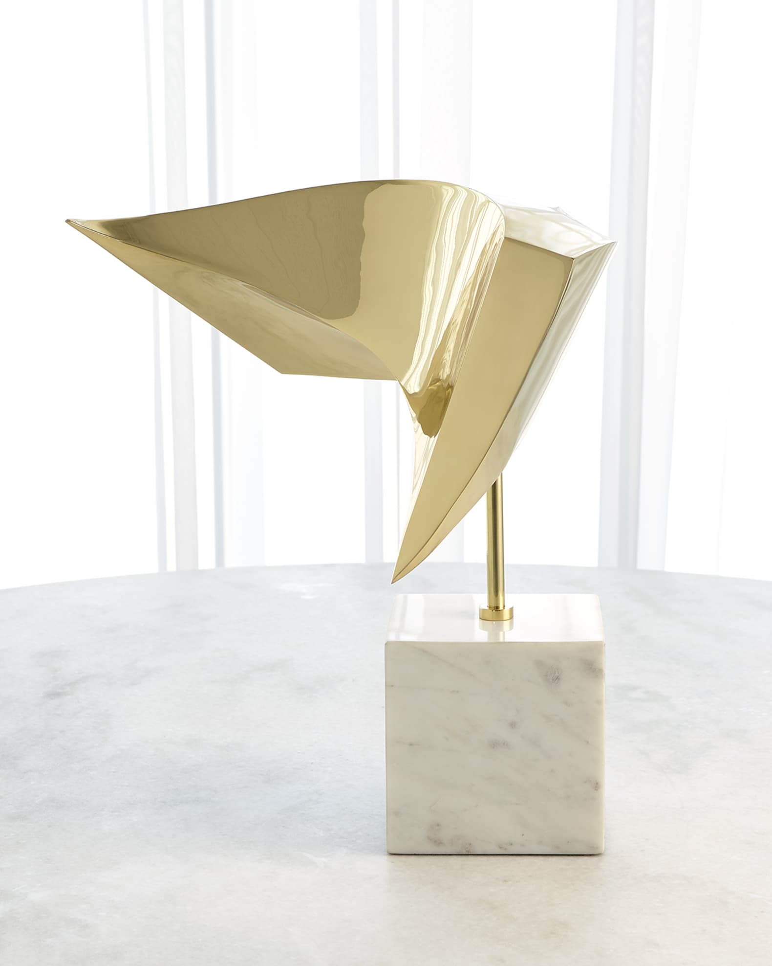 Global Views Wave Sculpture - 19" | Horchow