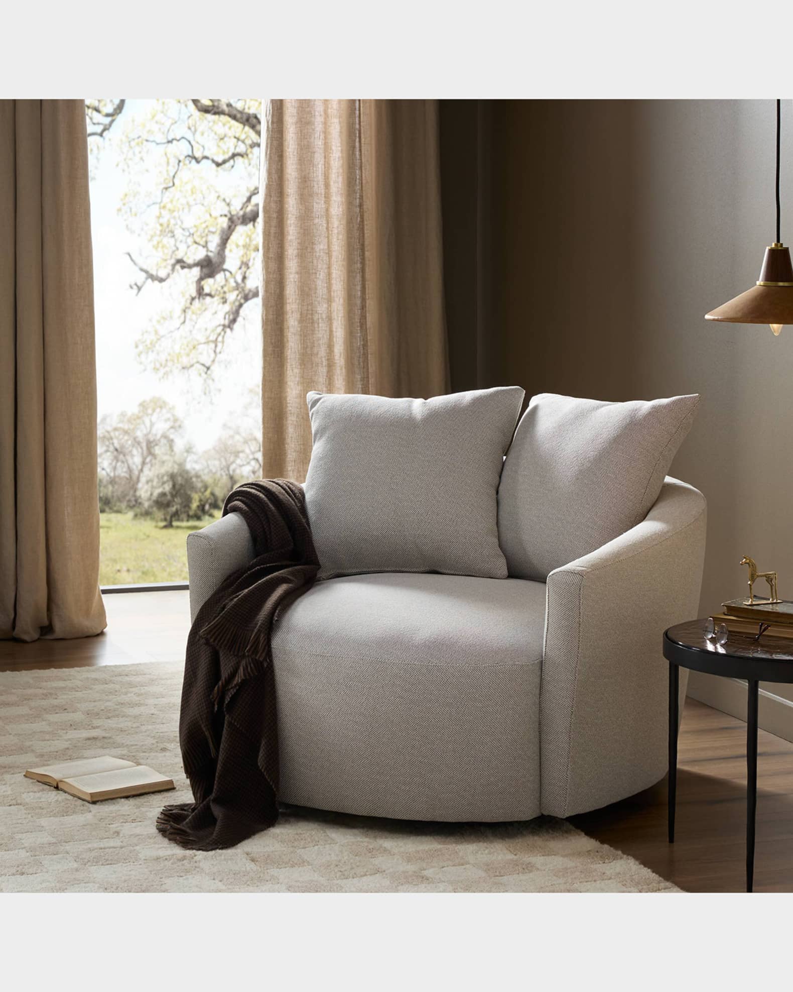 Four Hands Chloe Swivel Chair | Horchow