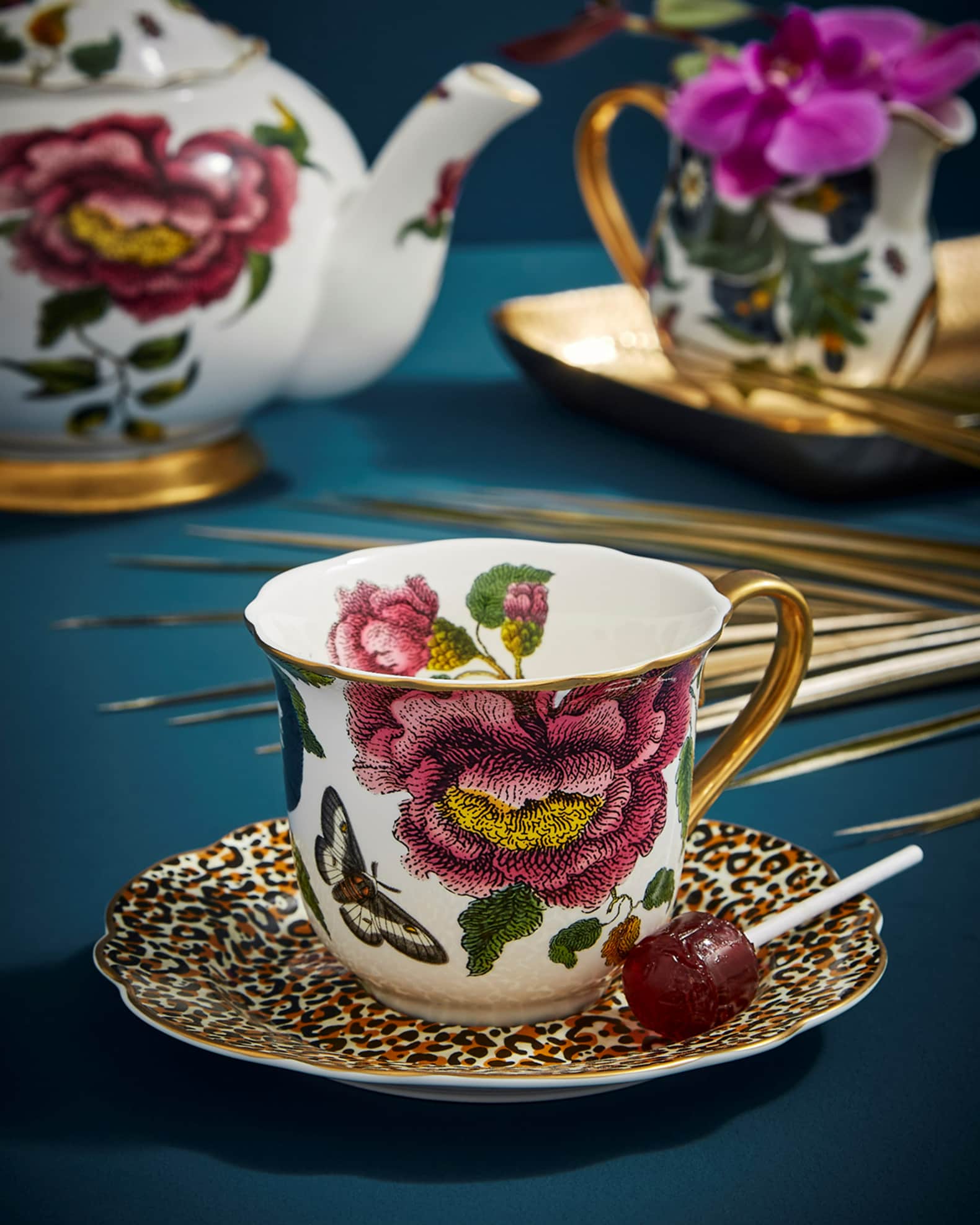 Spode Creatures of Curiosity Teacup and Saucer | Horchow