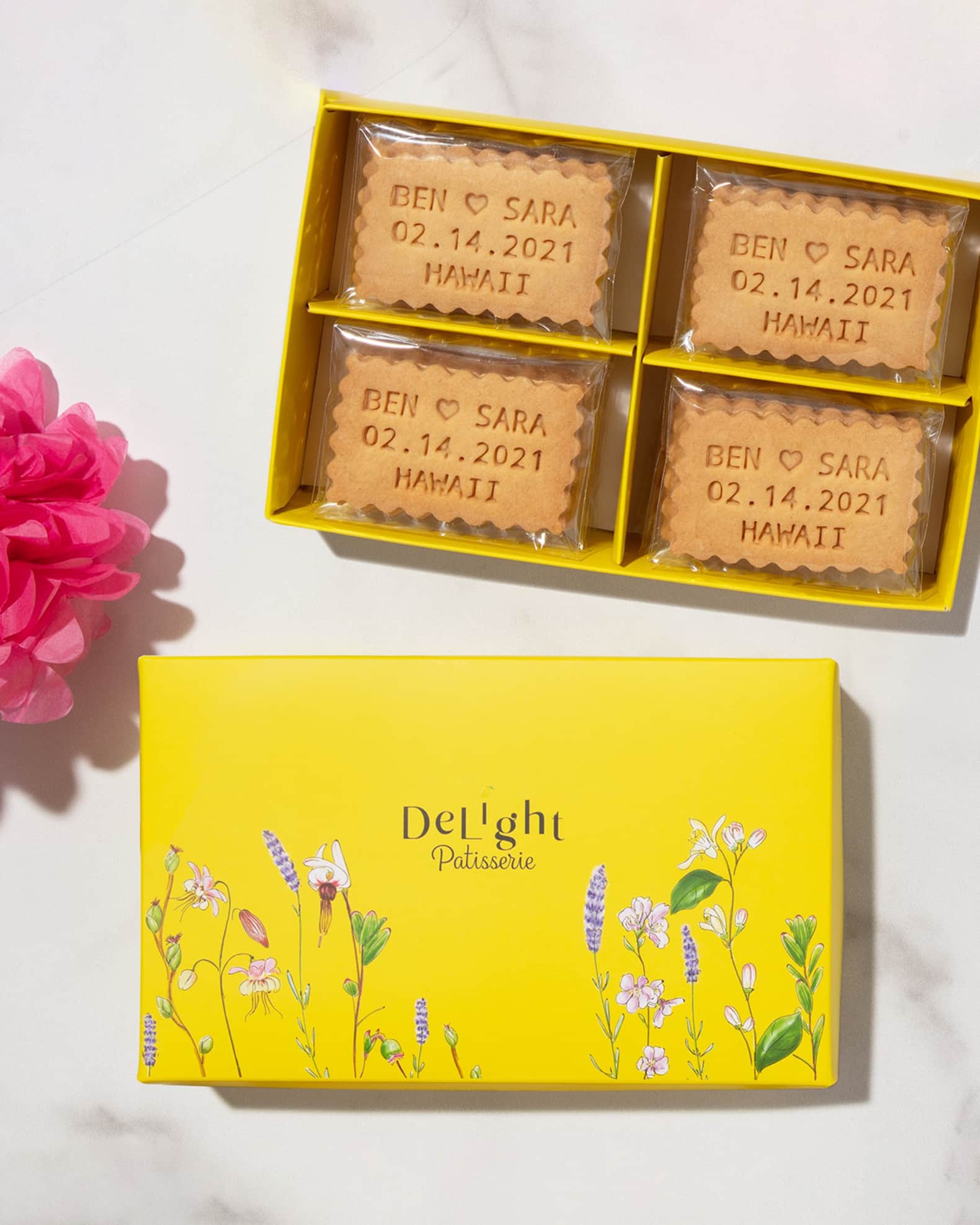 Delight Patisserie Custom Message Shortbread Cookies - Personalized ...