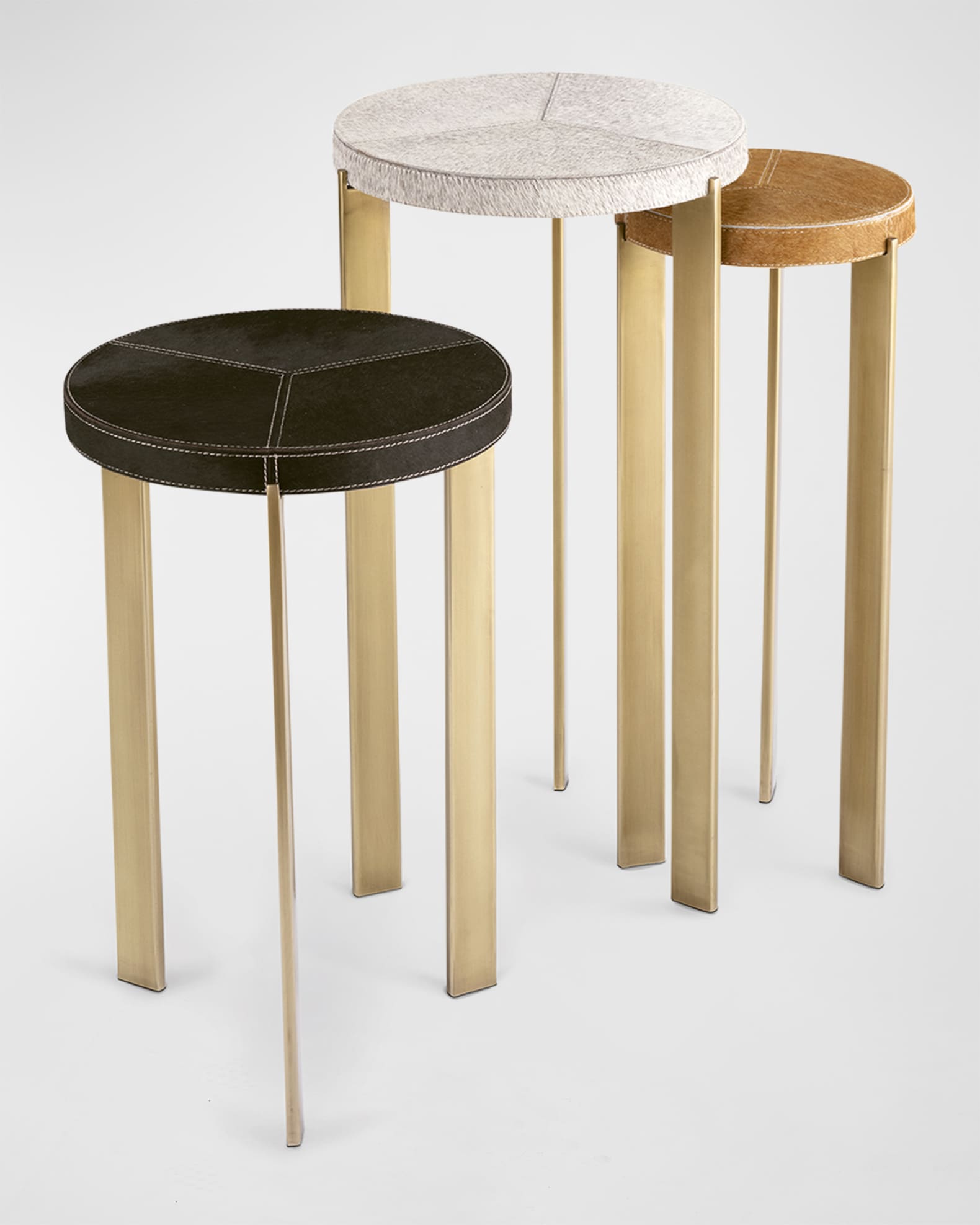 Regina Andrew Andres Hair On Hide Accent Table Trio | Horchow