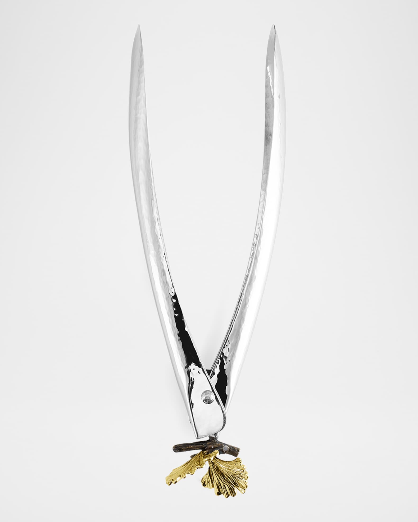Michael Aram Butterfly Ginkgo Large Lock-Spring Tongs | Horchow