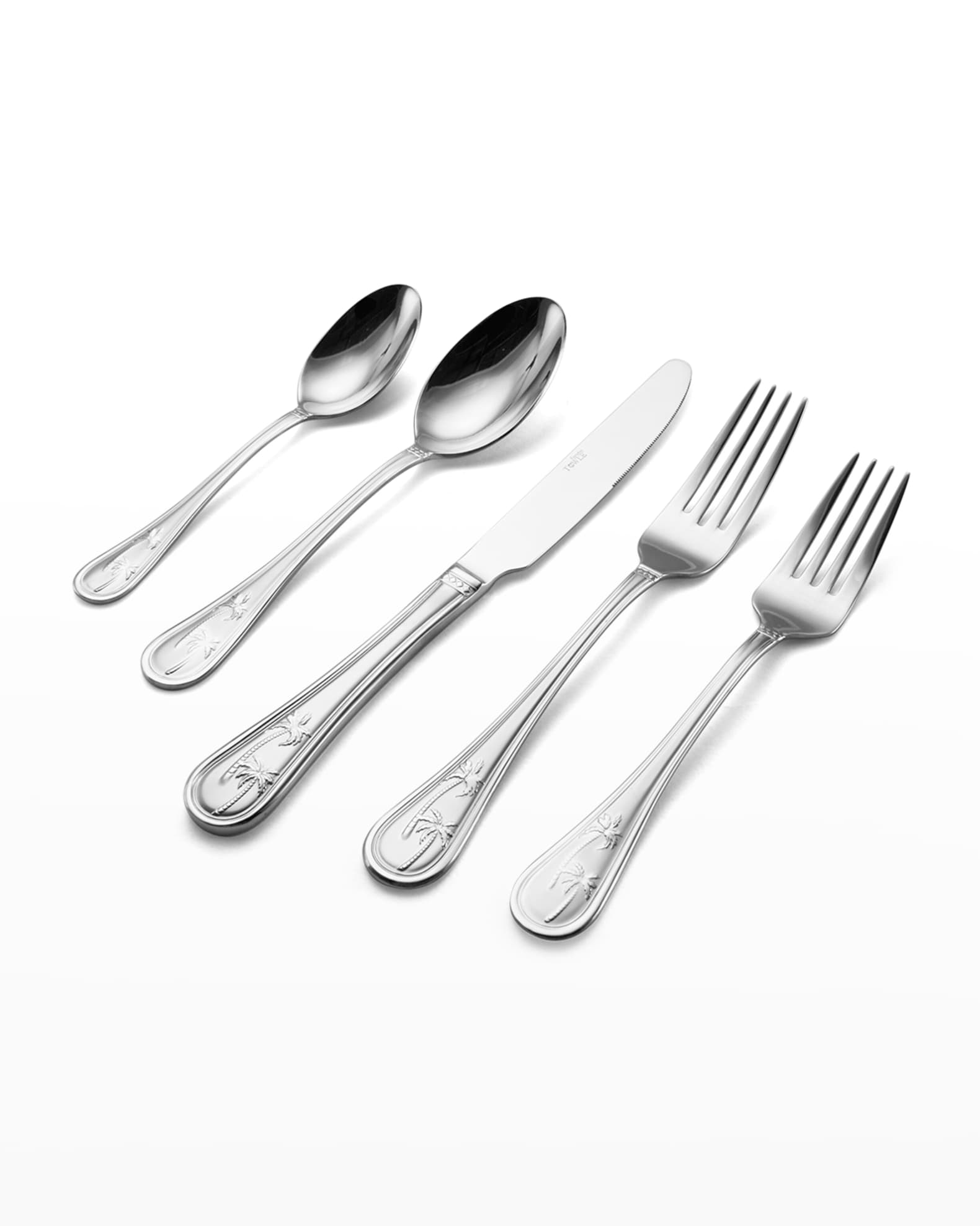 Towle Silversmiths 20-Piece Palm Breeze Flatware Set | Horchow