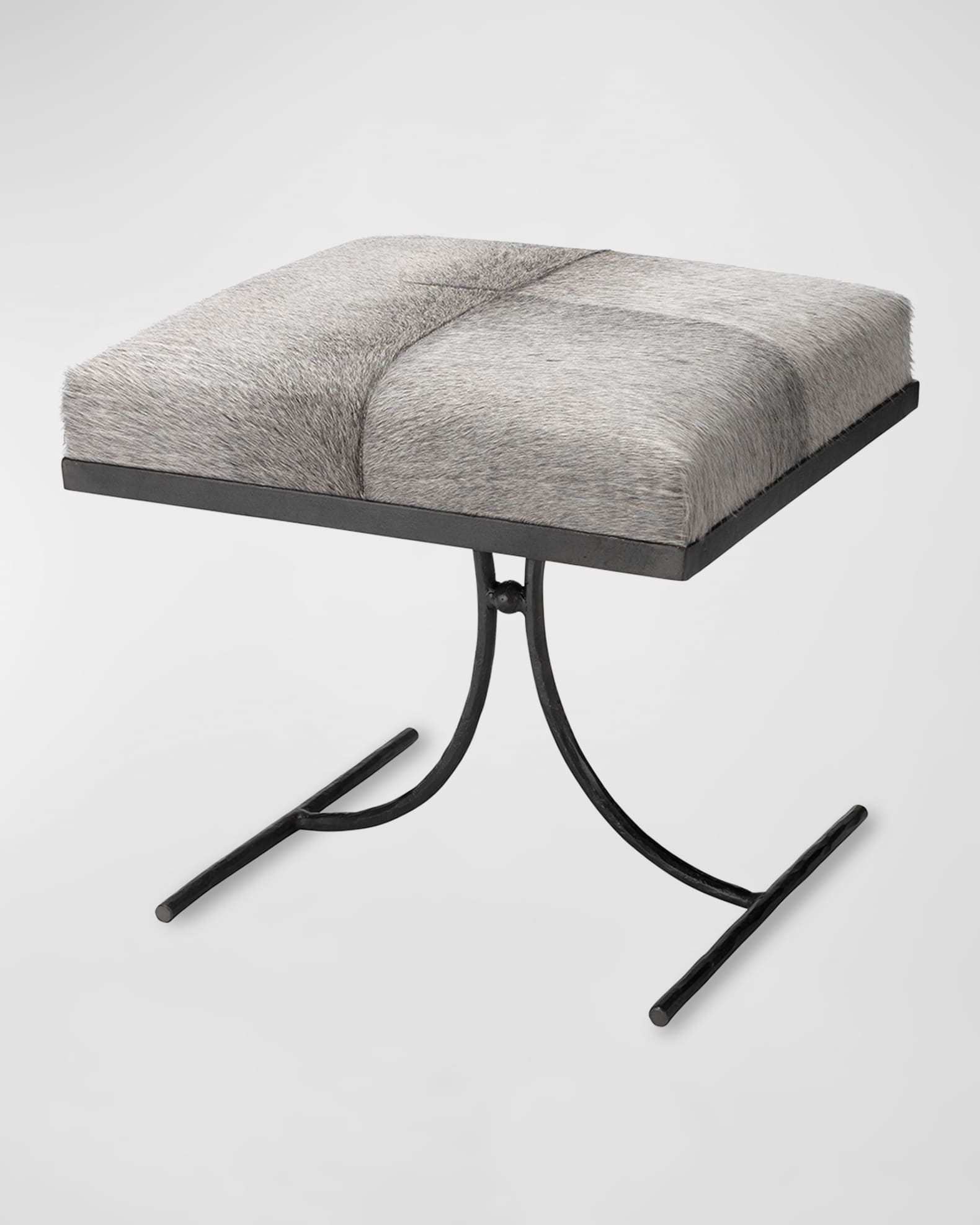 Jamie Young Kai Hairhide Stool | Horchow