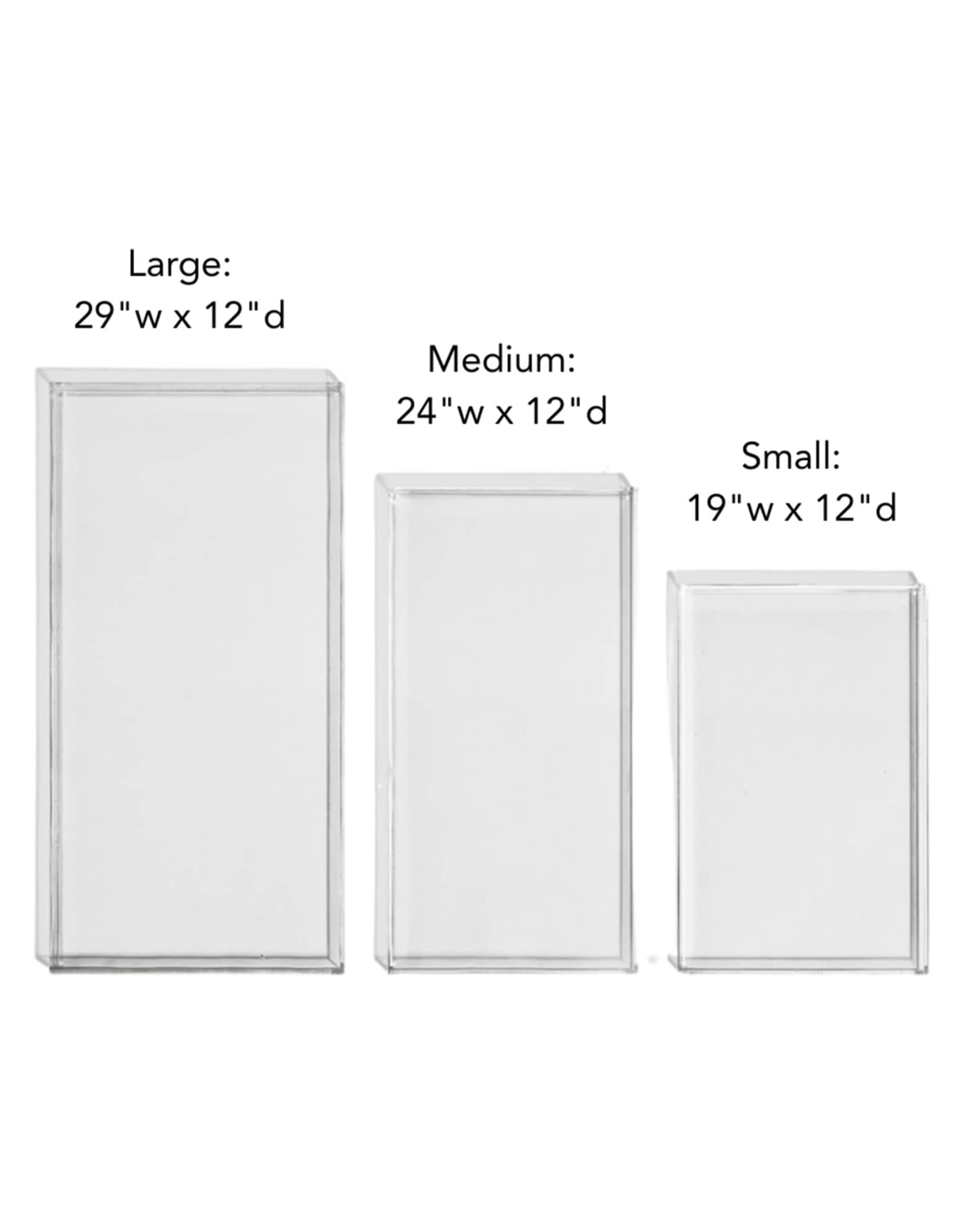 HIDDIN Clear Overflow Feeder Tray, Small | Horchow