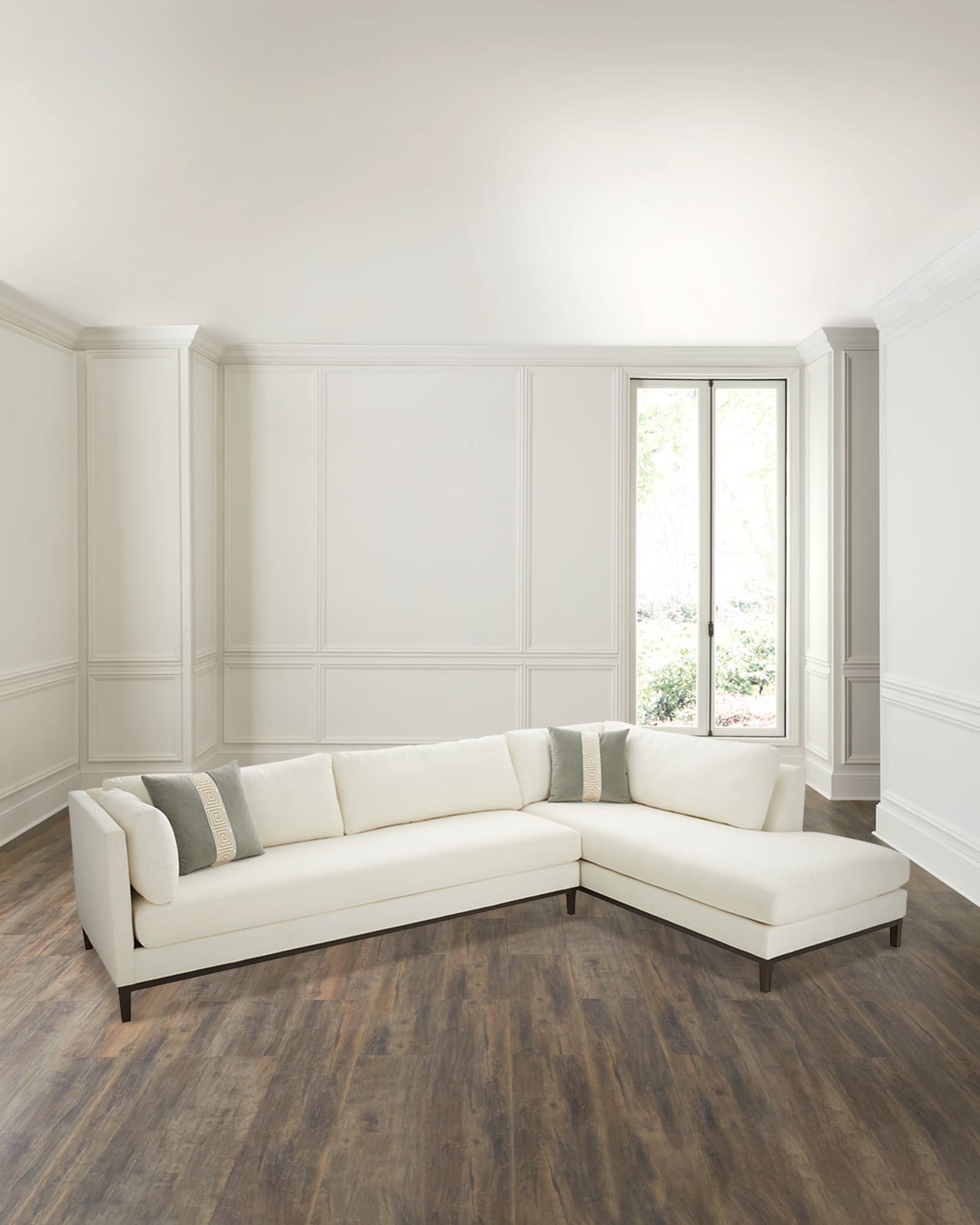 Massoud Annalise Right Chaise Sectional | Horchow