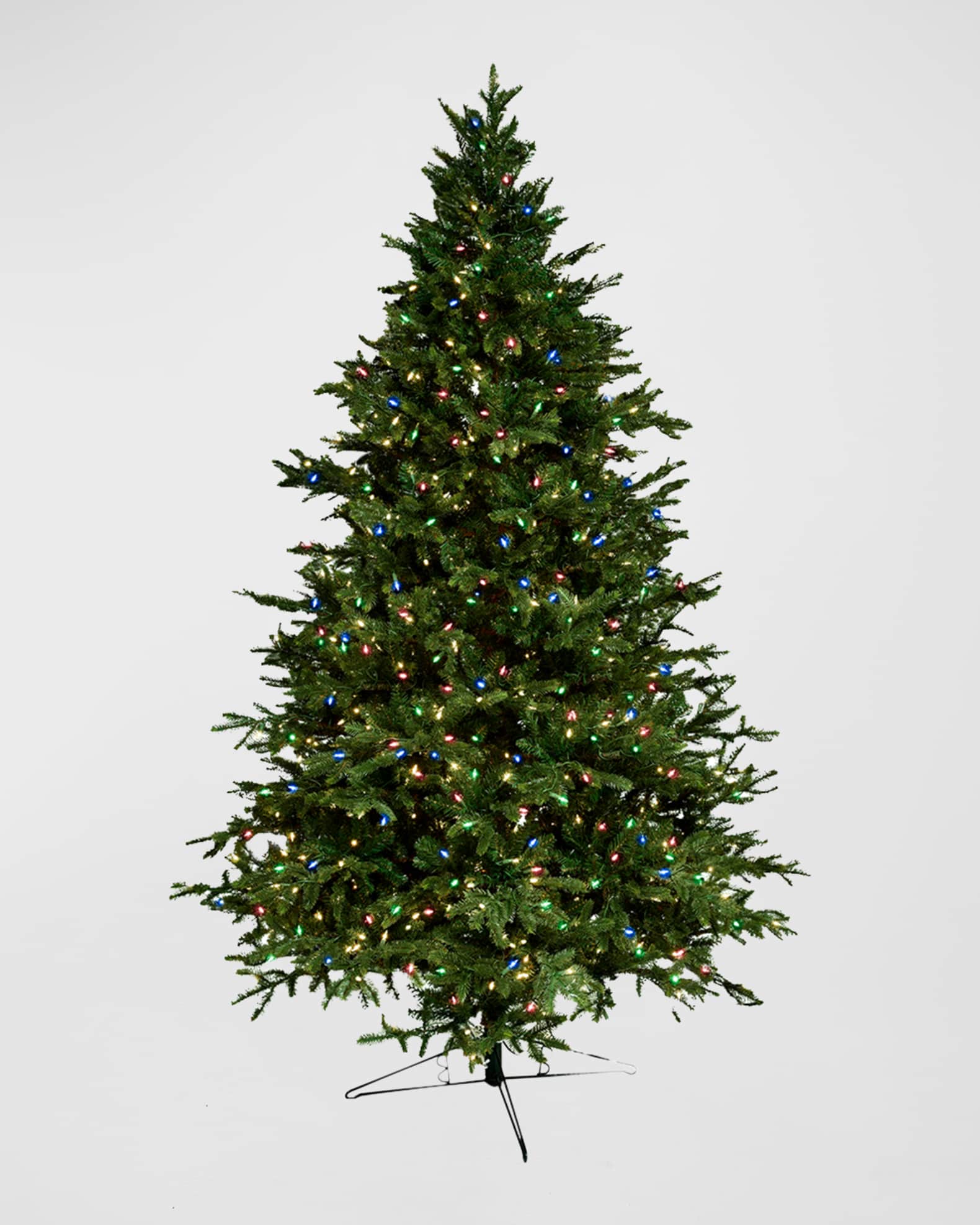 Barcana Alaskan Deluxe LED Pre-Lit Christmas Tree with 8-Function Rice ...