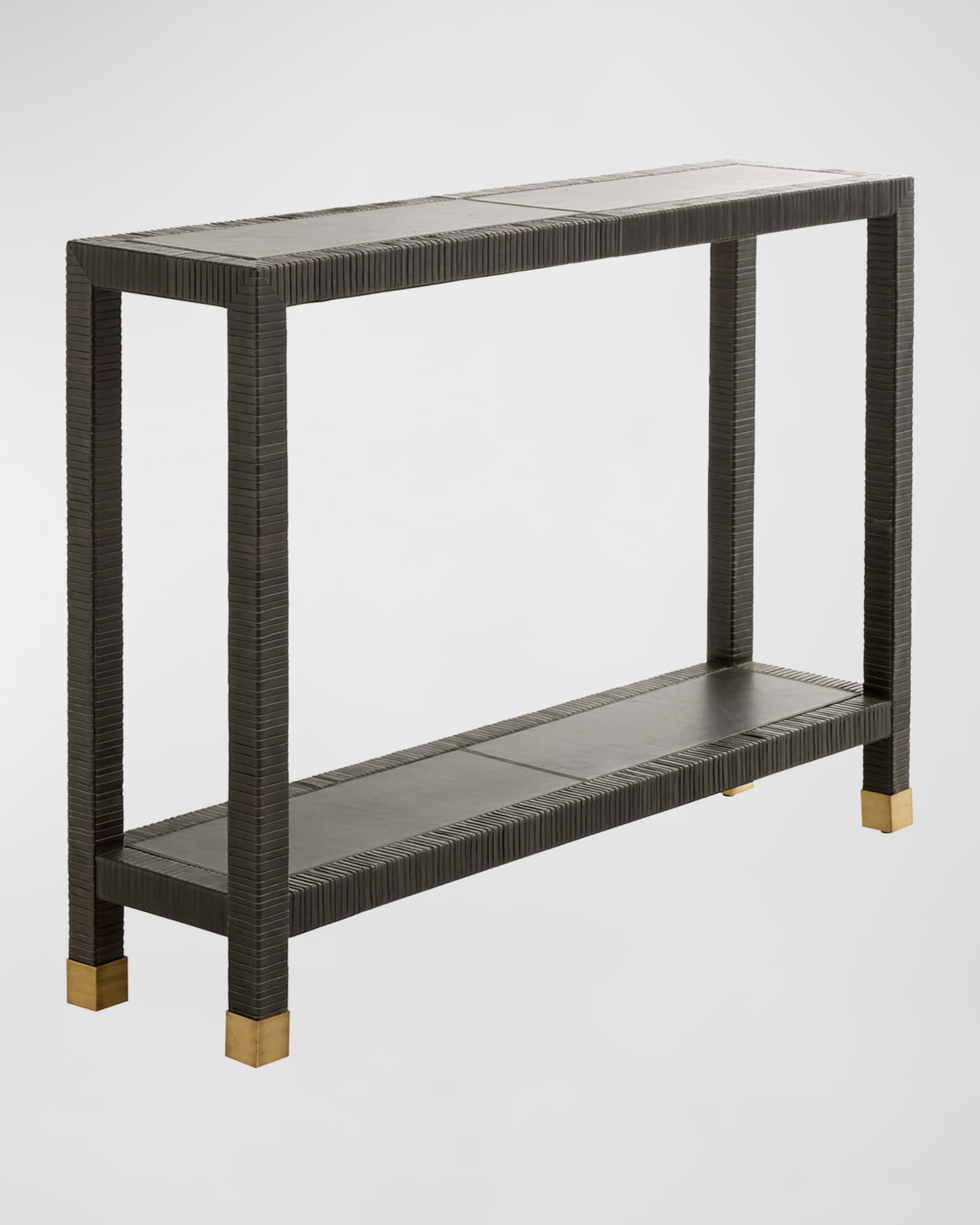 Arteriors Oswald Leather Console | Horchow