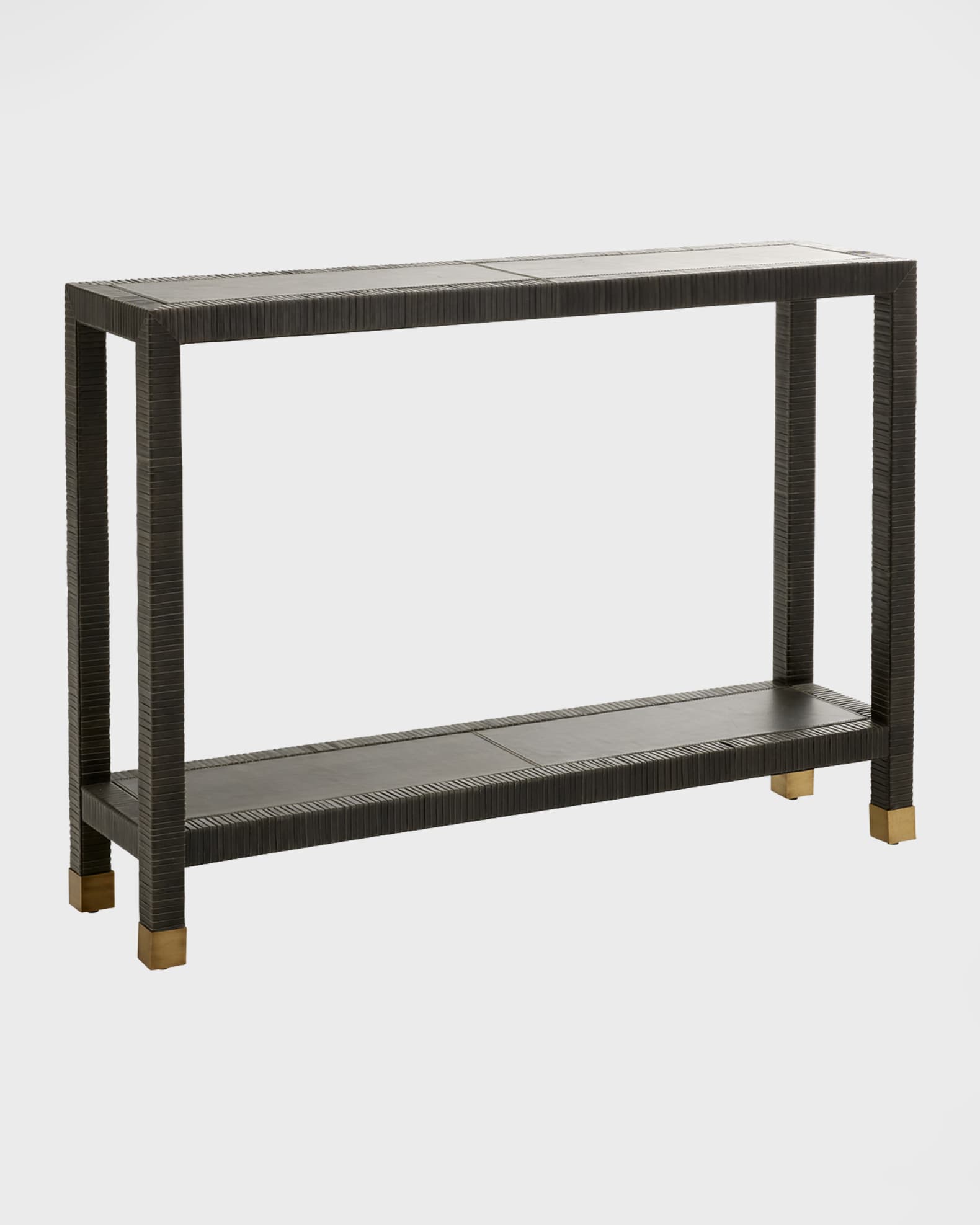 Arteriors Oswald Leather Console | Horchow
